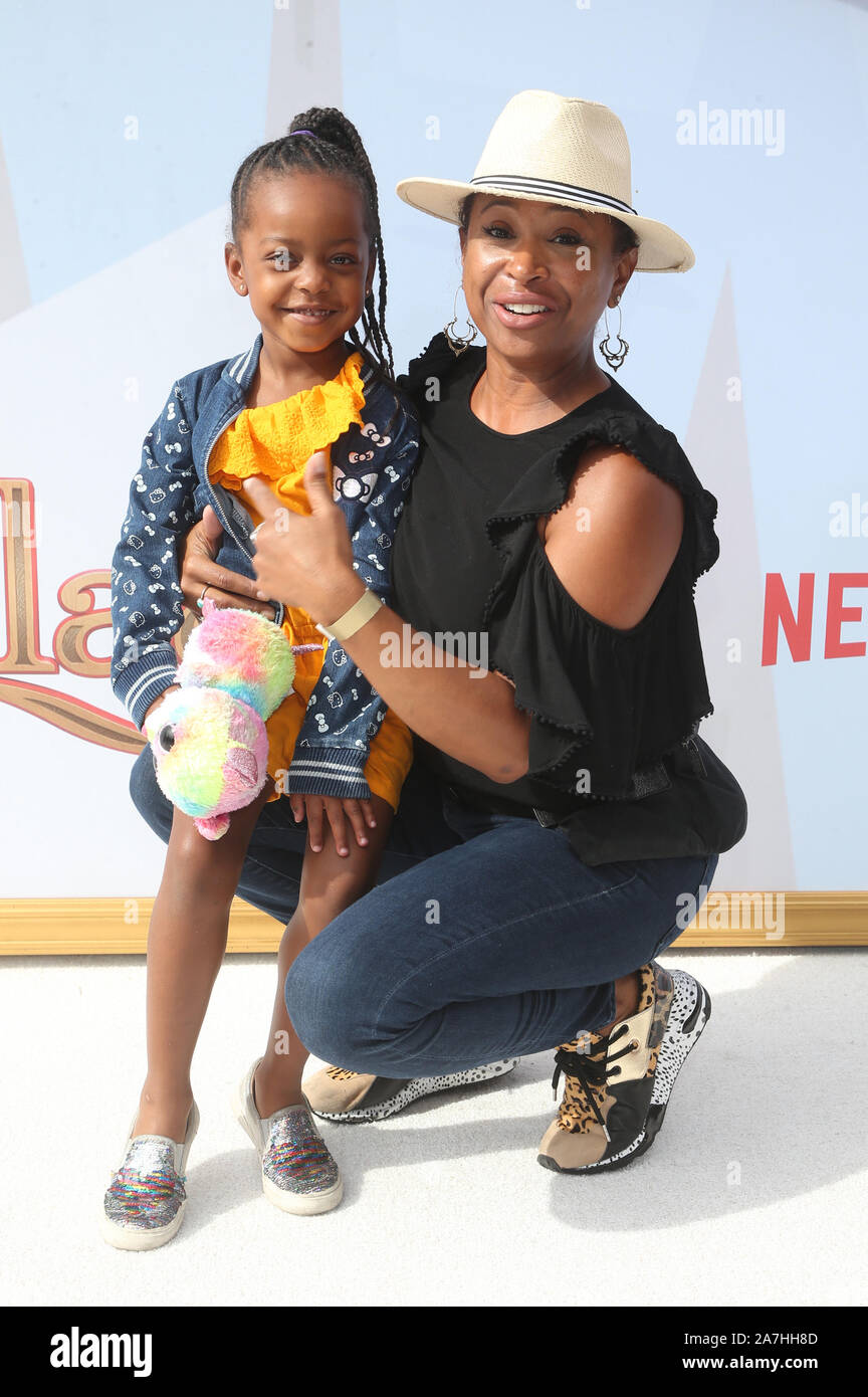 Westwood, California, USA. 2nd Nov 2019. Tanika Ray and Daughter, at ...