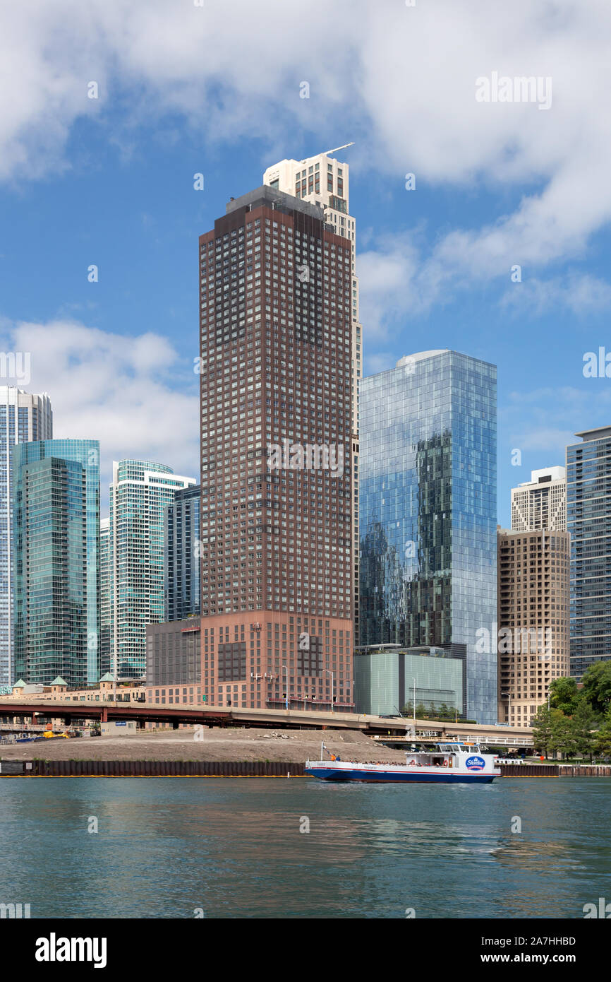 Chicago waterfront from Lake Michigan Stock Photo - Alamy