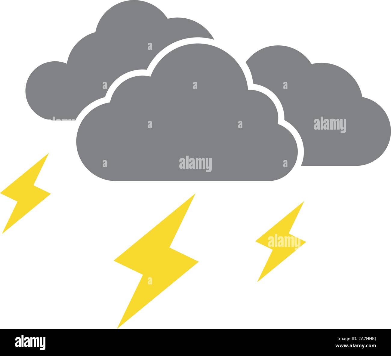 Cloudy weather icon design templateve vector isolated Stock Vector ...