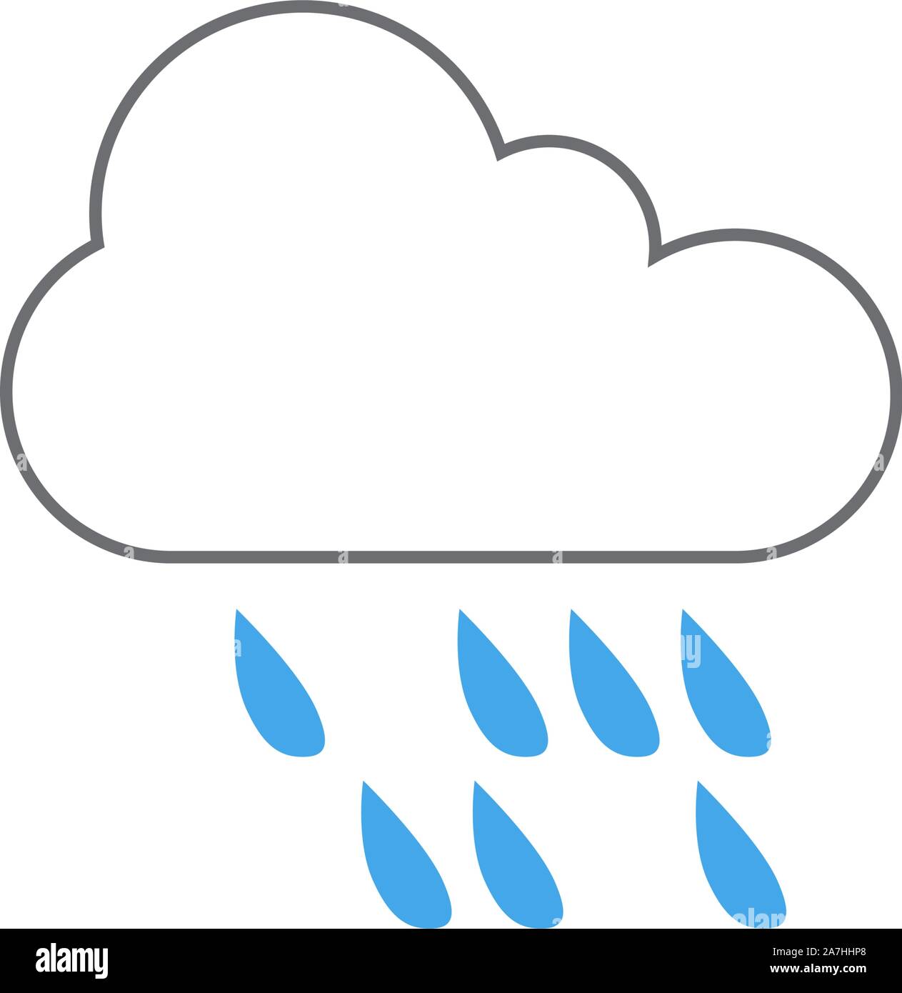 Rain burst Stock Vector Images - Alamy