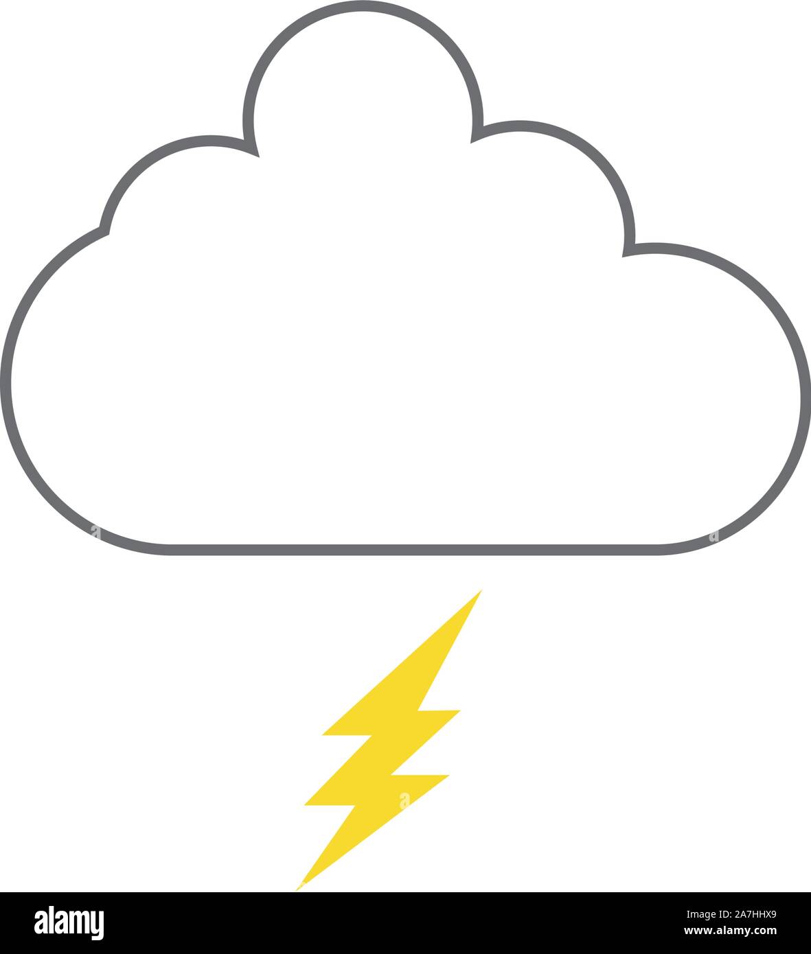 Thunder cloud clipart hi-res stock photography and images - Alamy