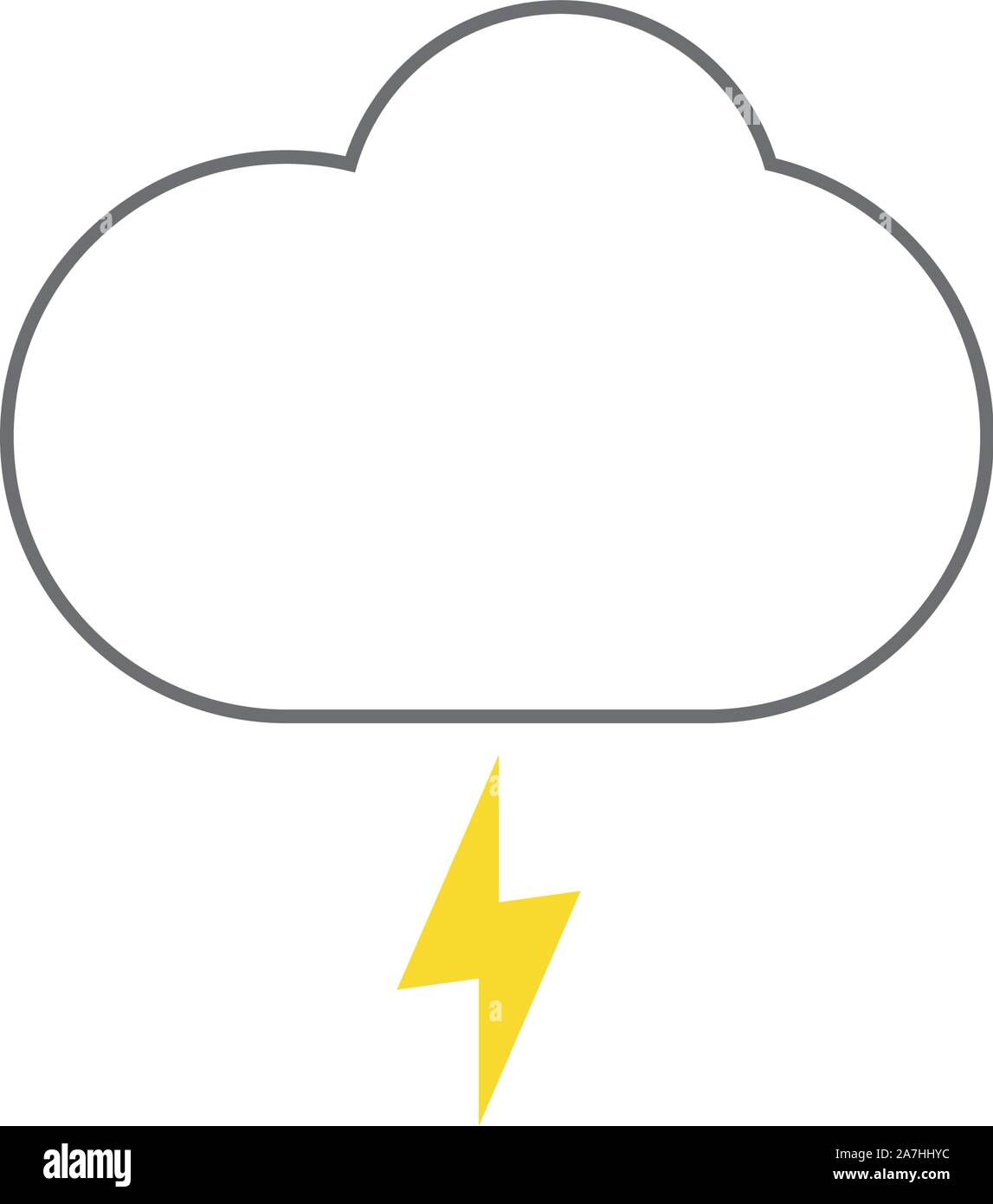 Thunder cloud clipart hi-res stock photography and images - Alamy
