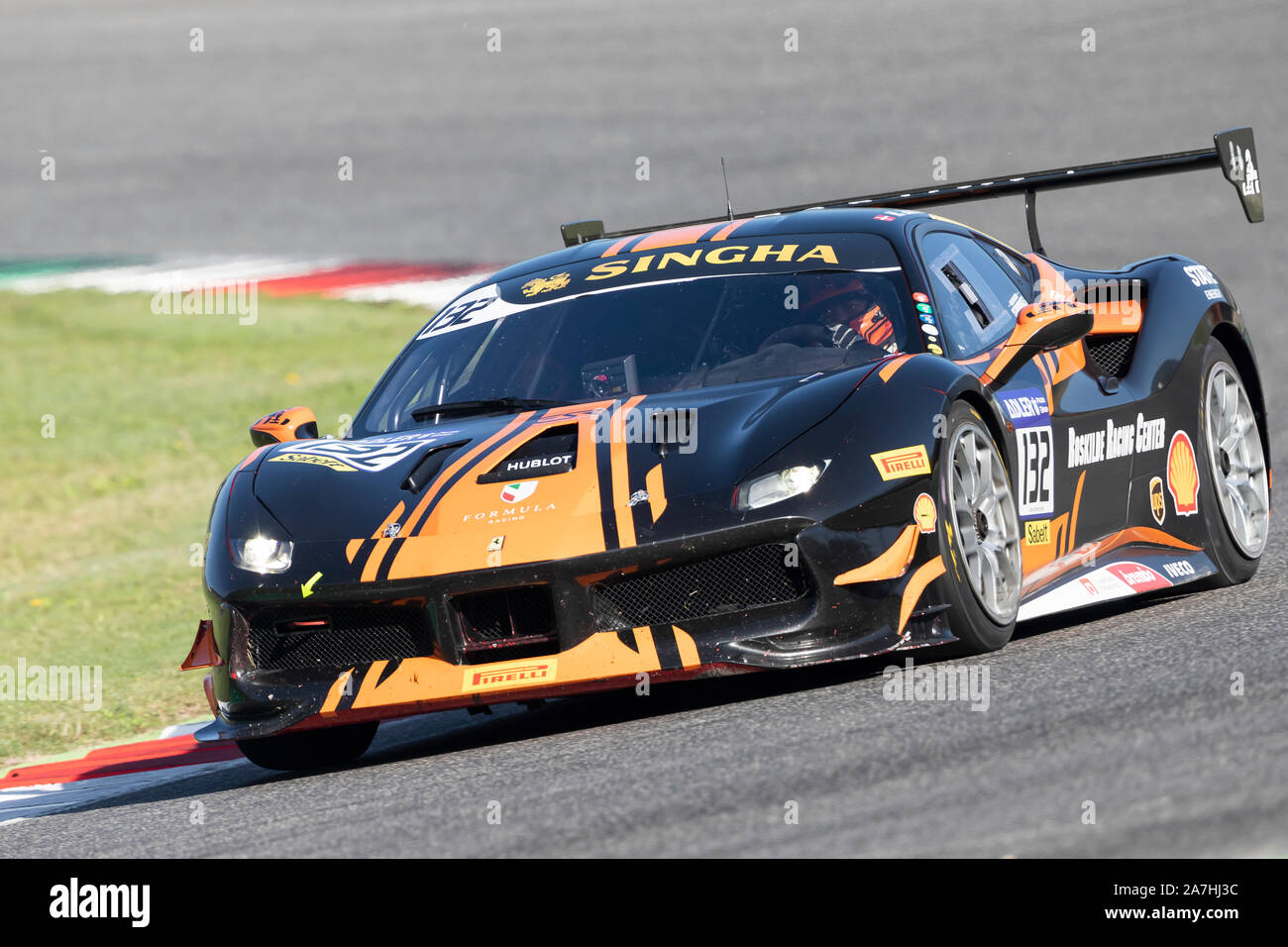Mugello, Italy - October 27, 2019: A Ferrari 488 Challenge of Ferrari ...