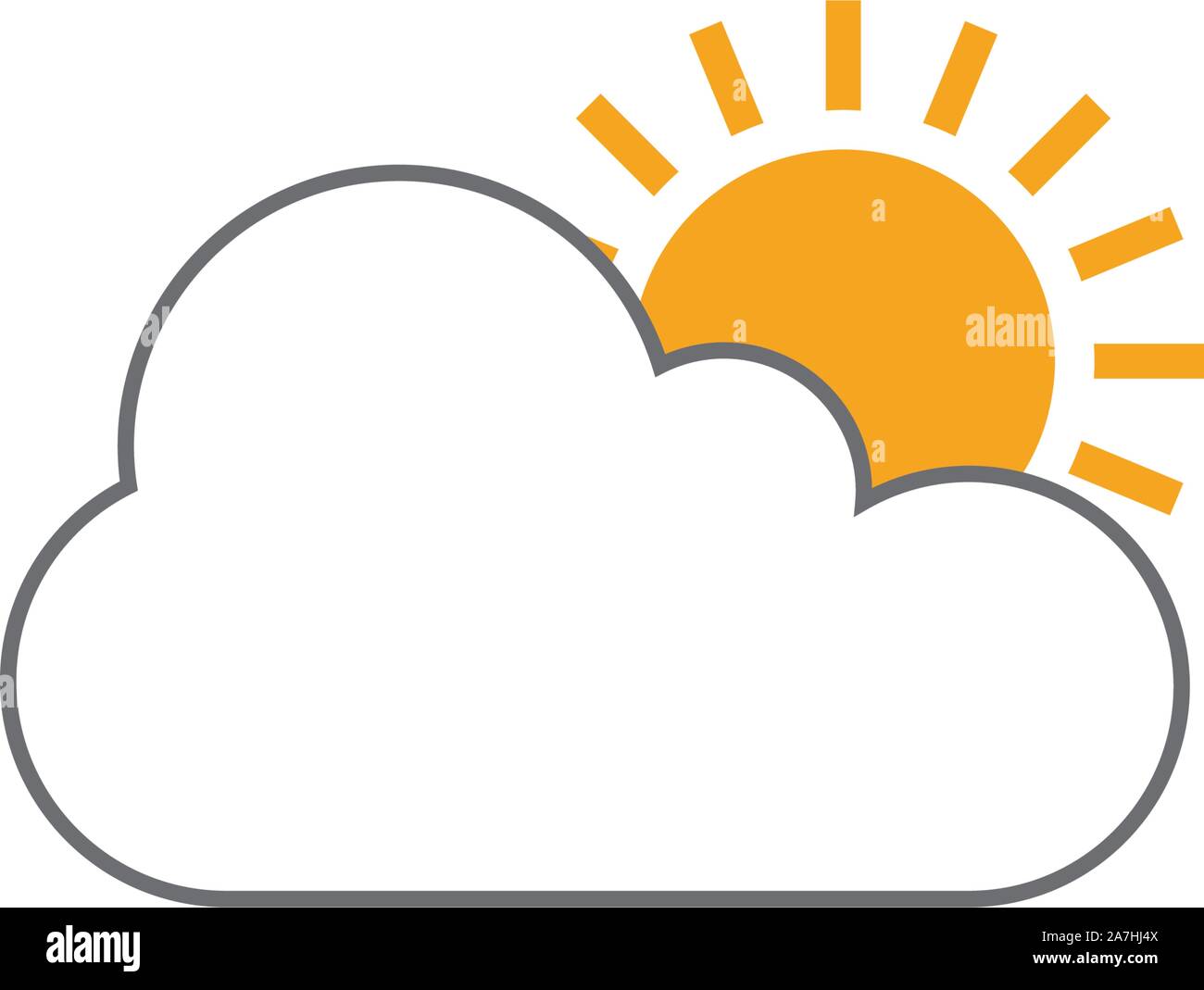 Sky clear blue morning sun Stock Vector Images - Alamy