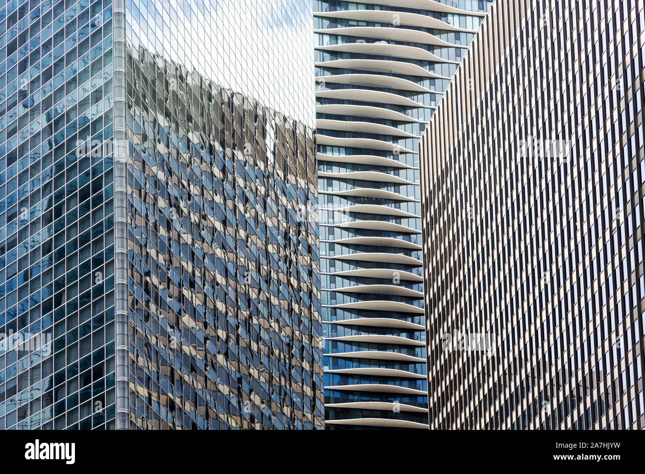 Chicago Skyscrapers, The Loop, Chicago, USA Stock Photo - Alamy