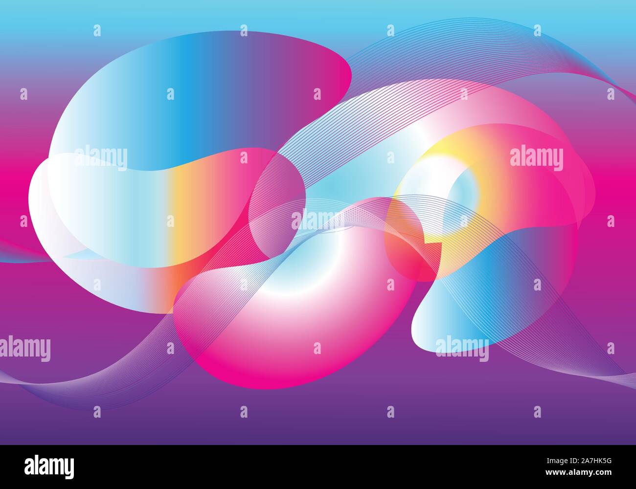 Abstract transparent background with different elements Stock Vector ...