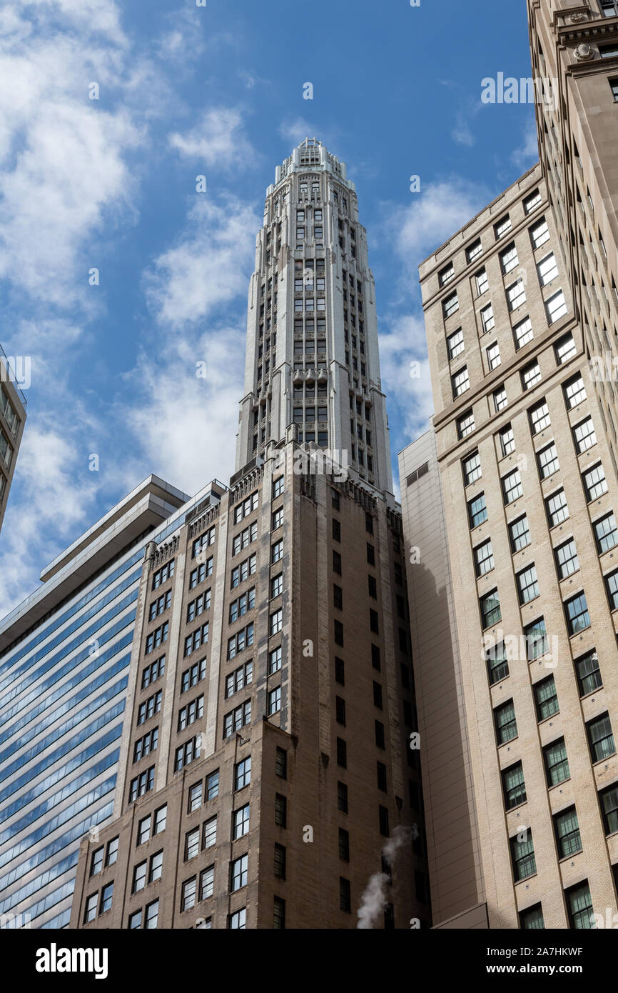 Mather Tower (aka Lincoln Tower) The Loop, Chicago, Illinois, USA Stock ...