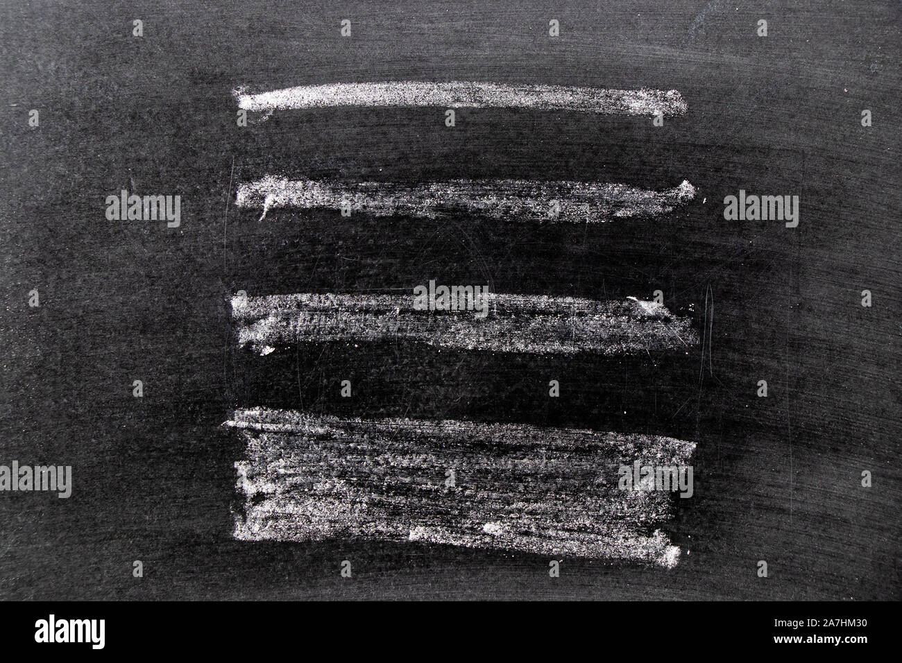 White chalk hand drawing in line shape on black board background Stock ...