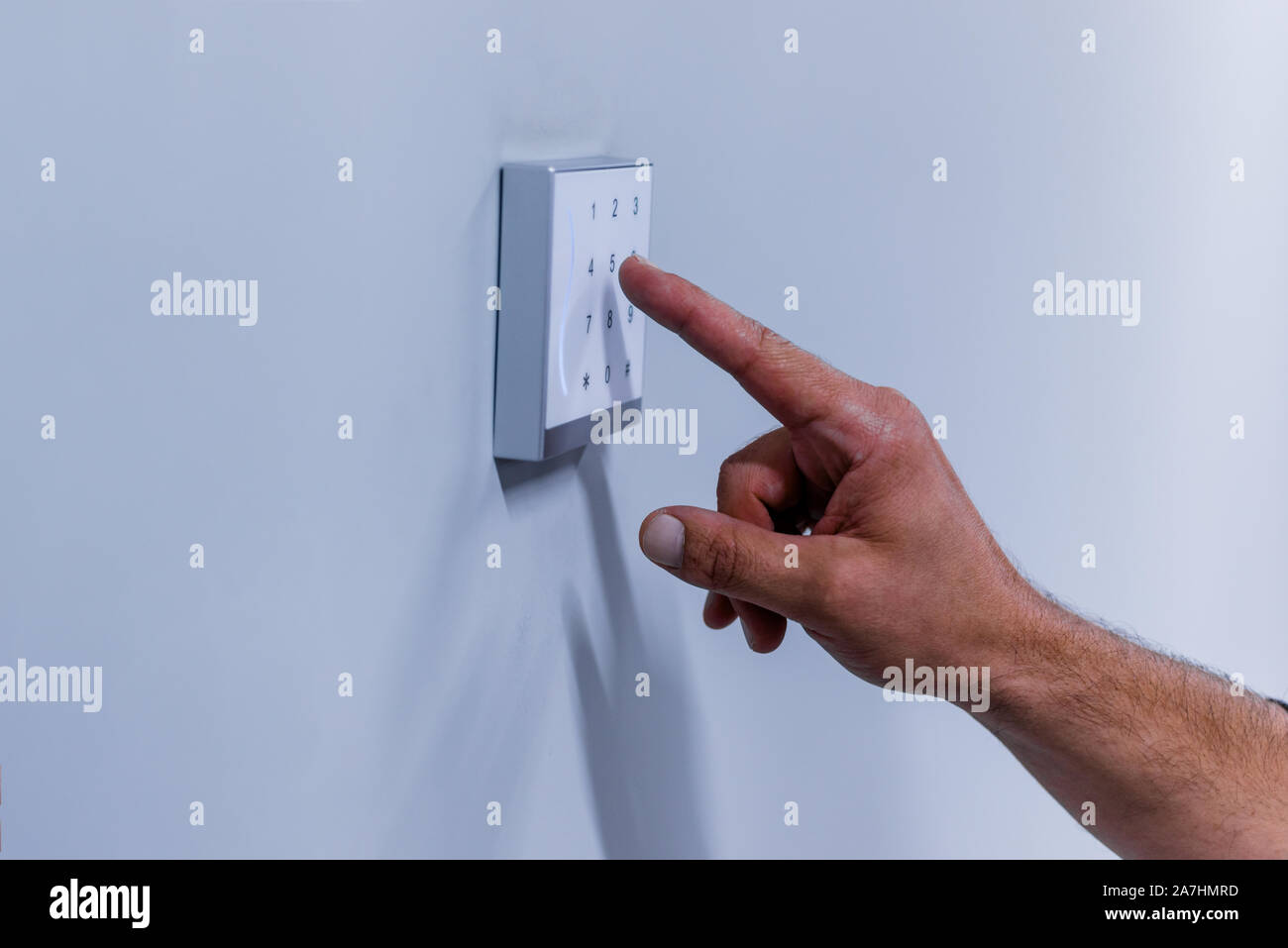 Numeric keypad for providing access to personnel to the server room ...