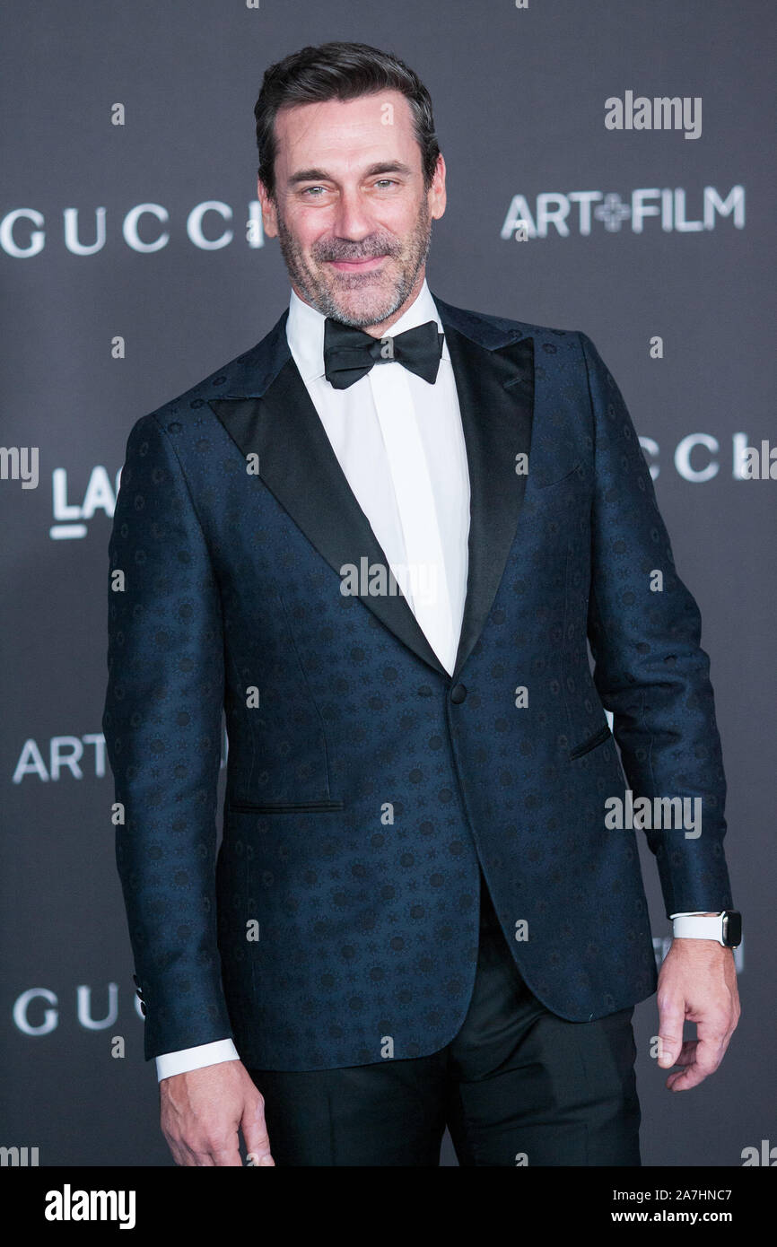 Beverly Hills, CA. 02nd Nov, 2019. Jon Hamm arriving at the 2019 LACMA ...