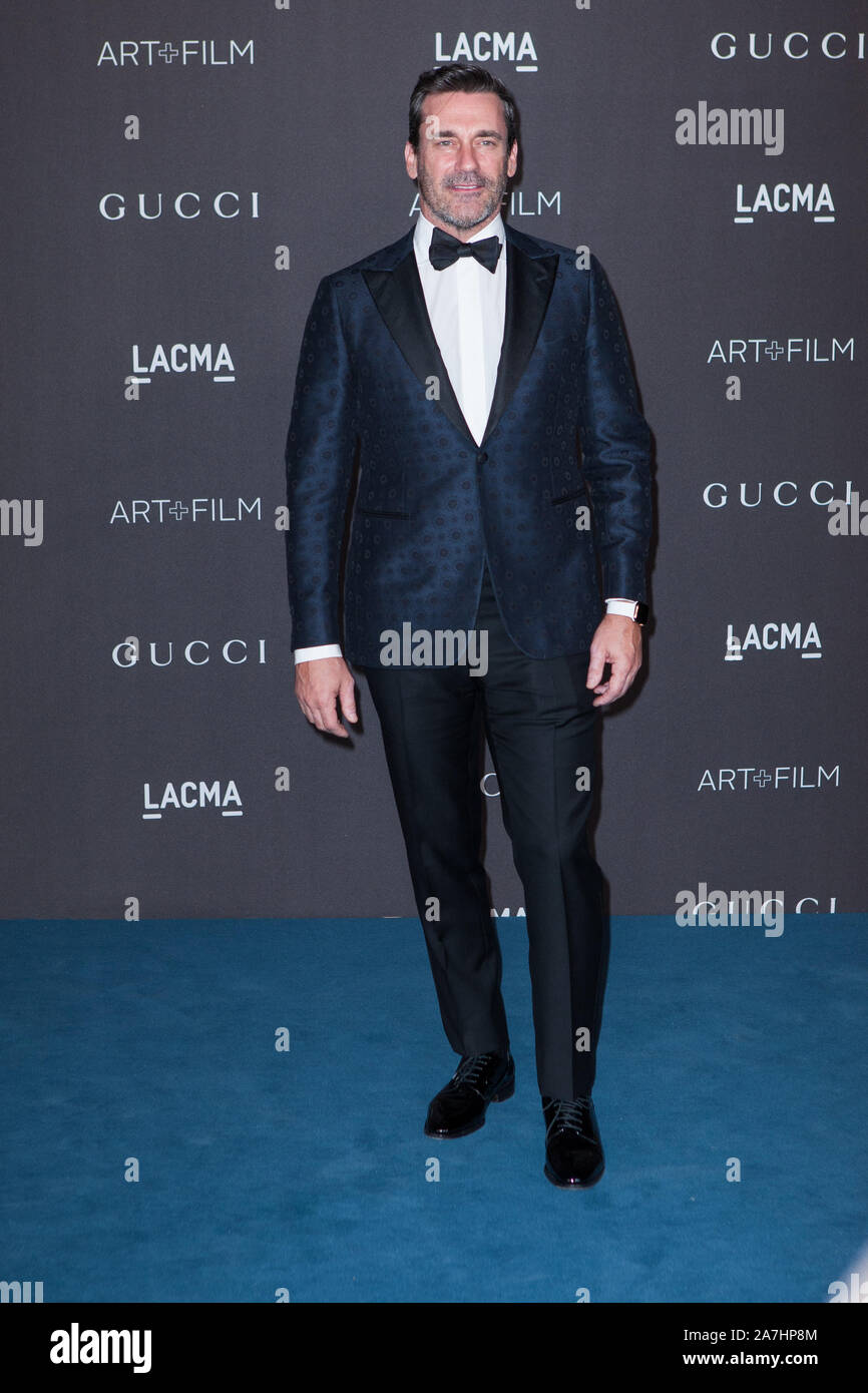 Beverly Hills, CA. 02nd Nov, 2019. Jon Hamm arriving at the 2019 LACMA ...