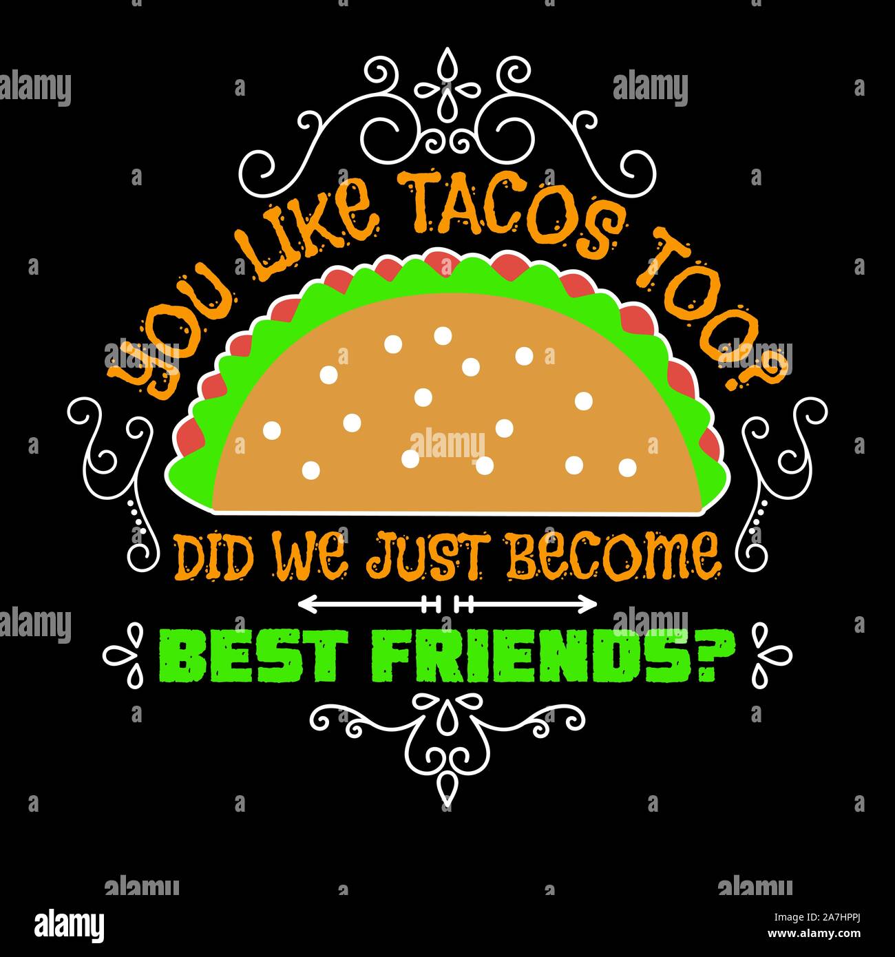 Tacos beach Stock Vector Images - Alamy