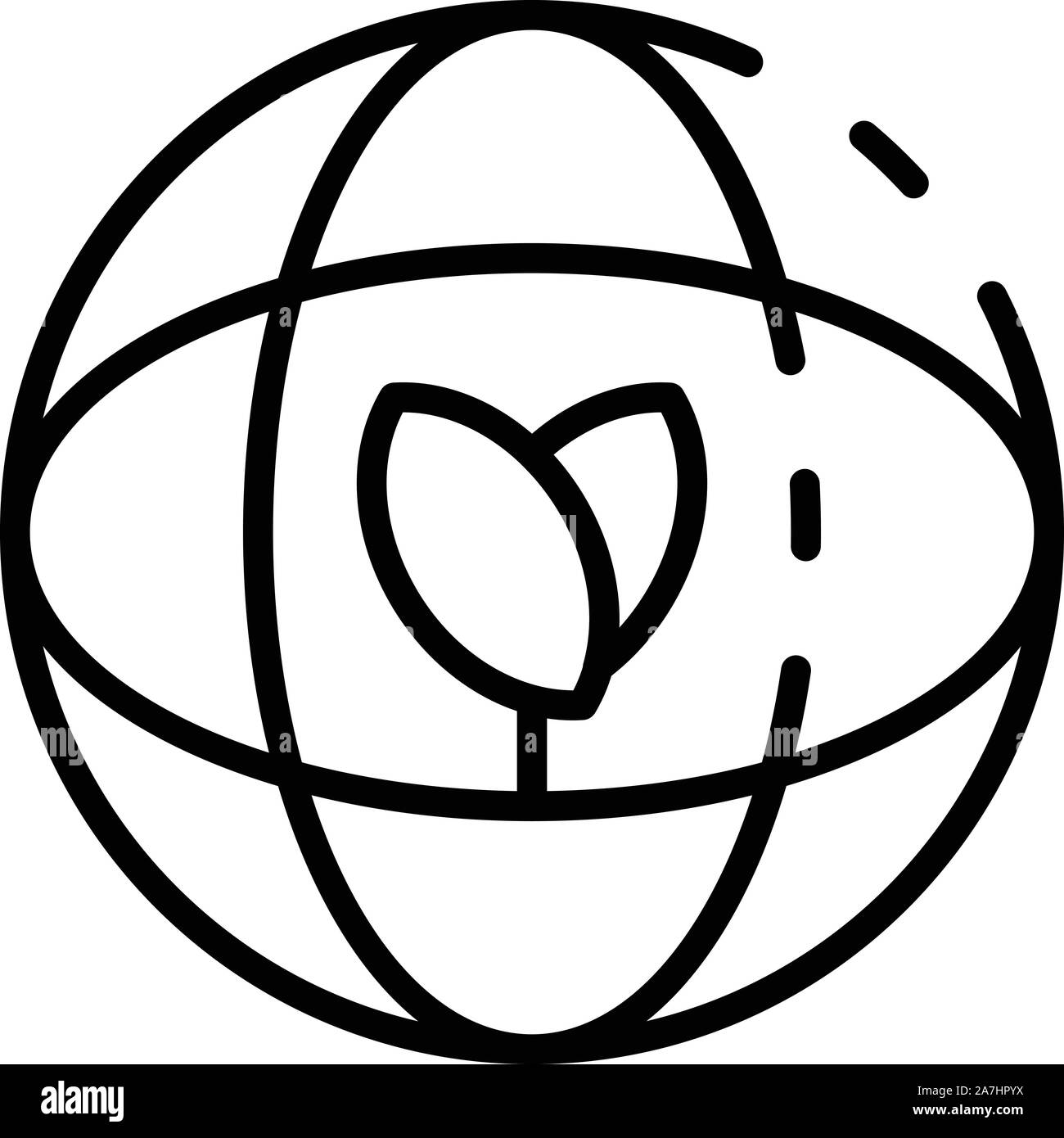 Eco leaf farming icon, outline style Stock Vector Image & Art - Alamy