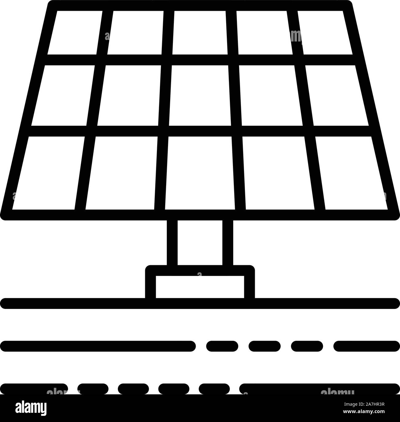 Farm solar panel icon, outline style Stock Vector Image & Art - Alamy