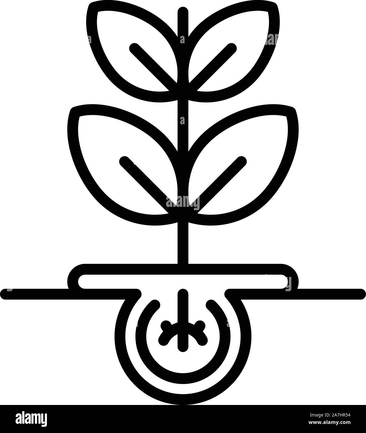 Plant technology seed icon, outline style Stock Vector Image & Art - Alamy