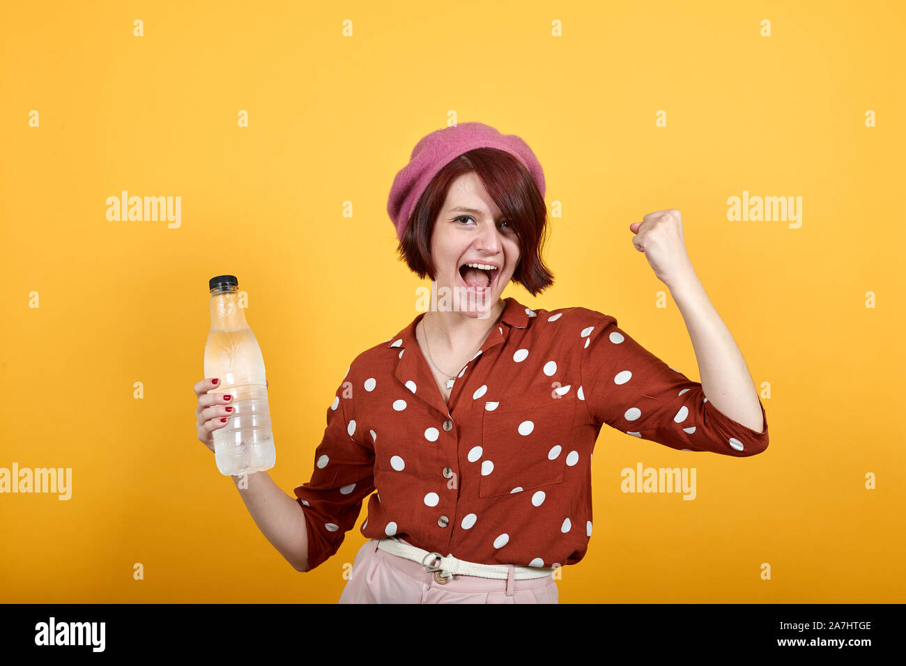 Angry woman having water hi-res stock photography and images - Alamy