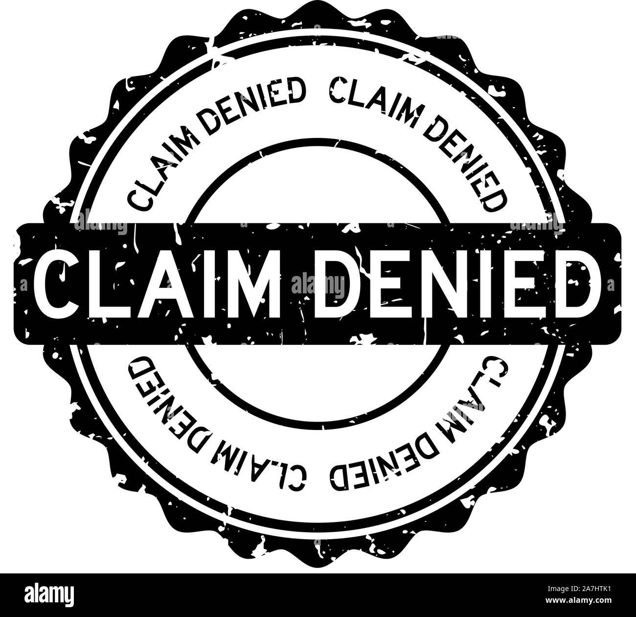 Insurance claim form denied Black and White Stock Photos & Images - Alamy