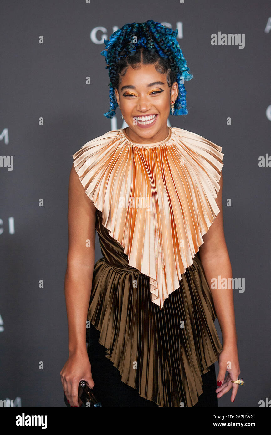 Beverly Hills, CA. 02nd Nov, 2019. Amandla Stenberg at the 2019 LACMA ...