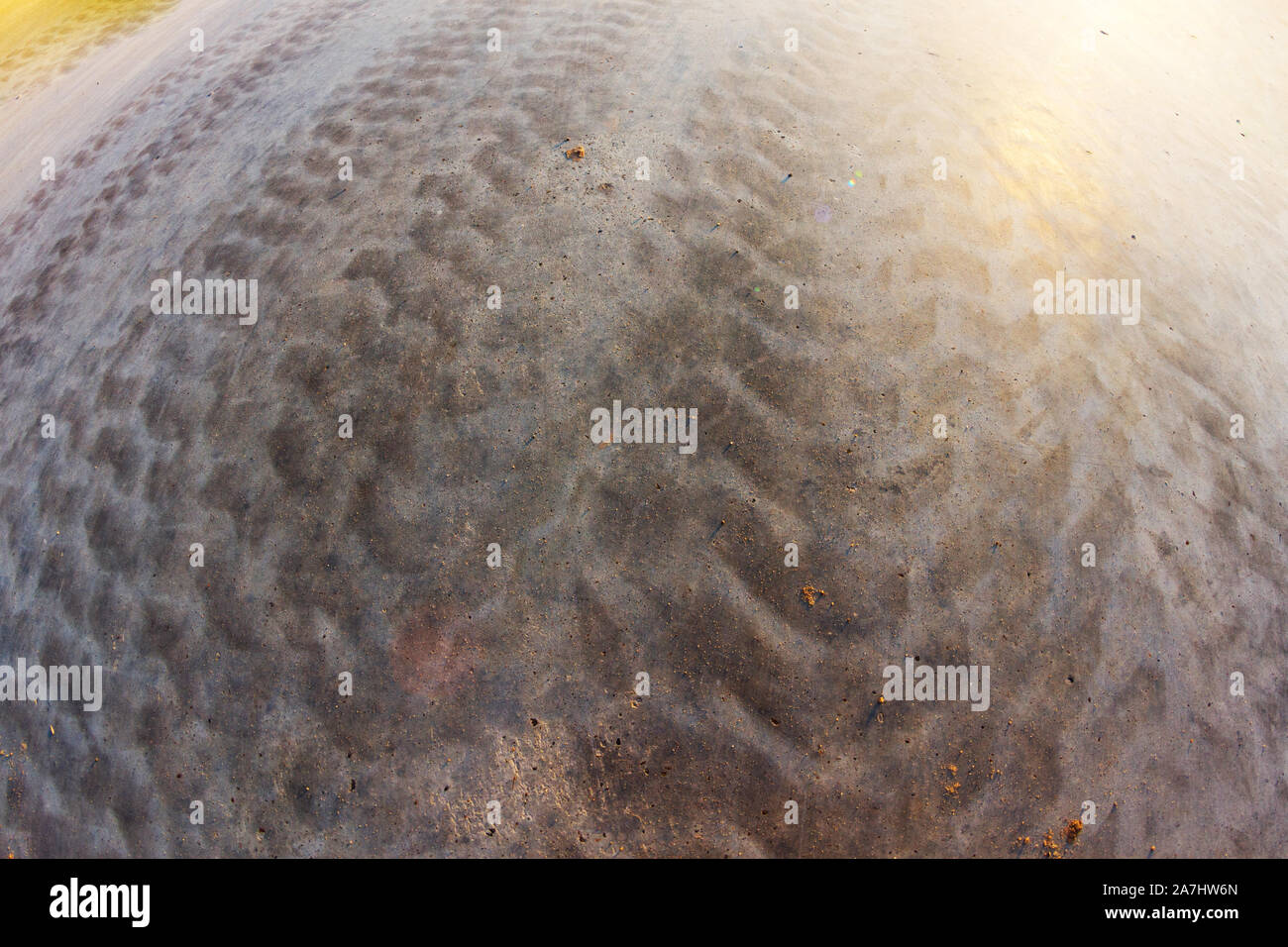 Car track on asphalt road. View from above Stock Photo - Alamy