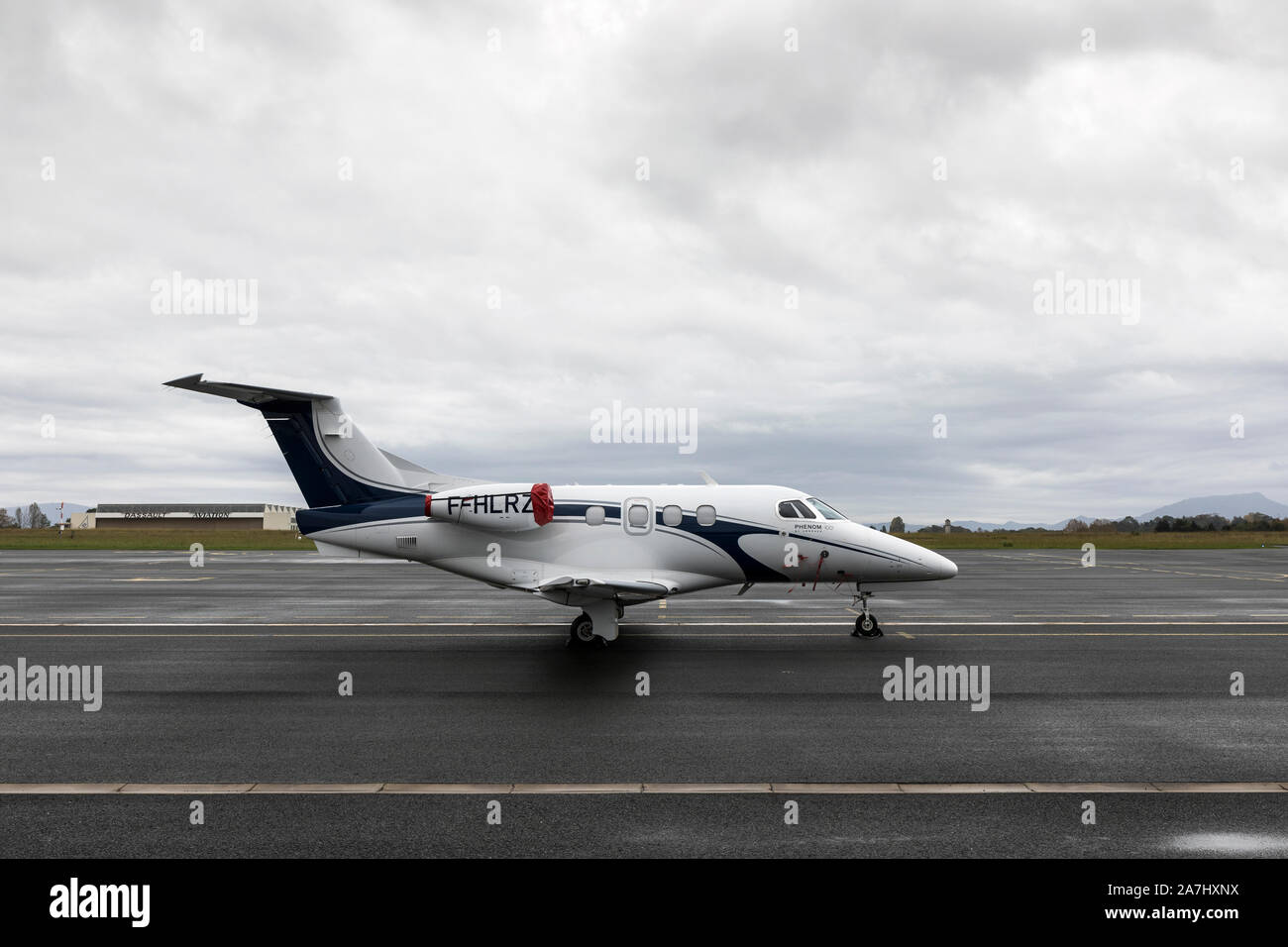 Embraer Phenom 100 at Biarritz Airport, France Stock Photo - Alamy
