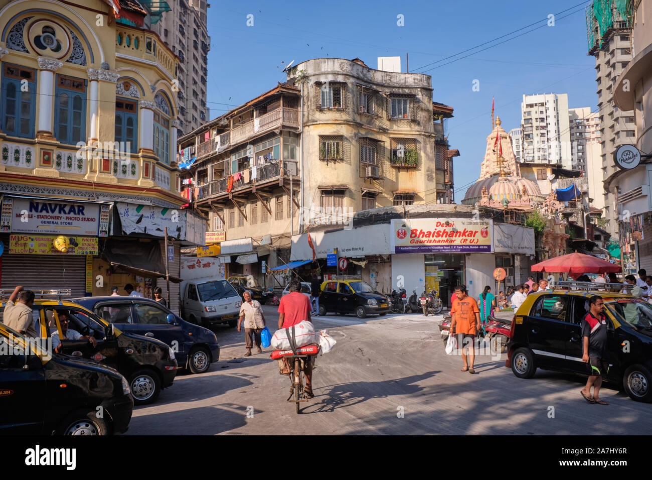 On a yet quiet morning, a cyclist passes C.P. Tank Road Circle in ...