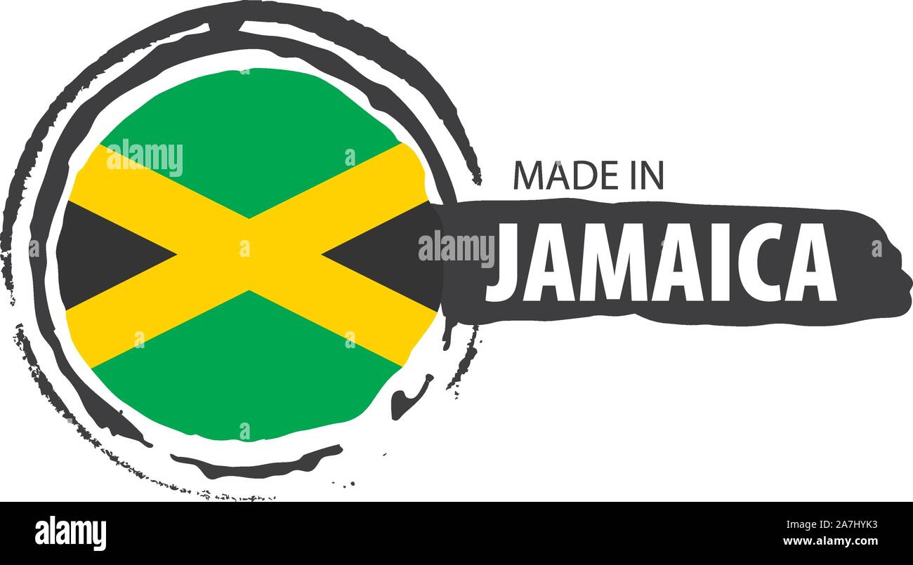 Jamaica flag, vector illustration on a white background Stock Vector ...