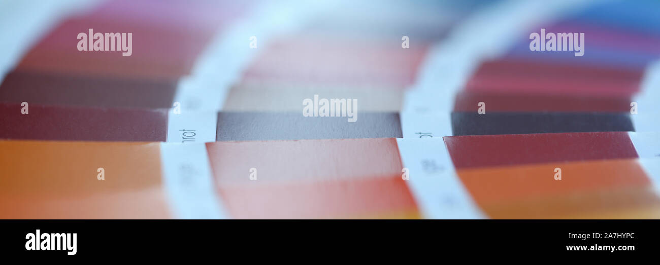 Color print of pantone statistics offset Stock Photo - Alamy