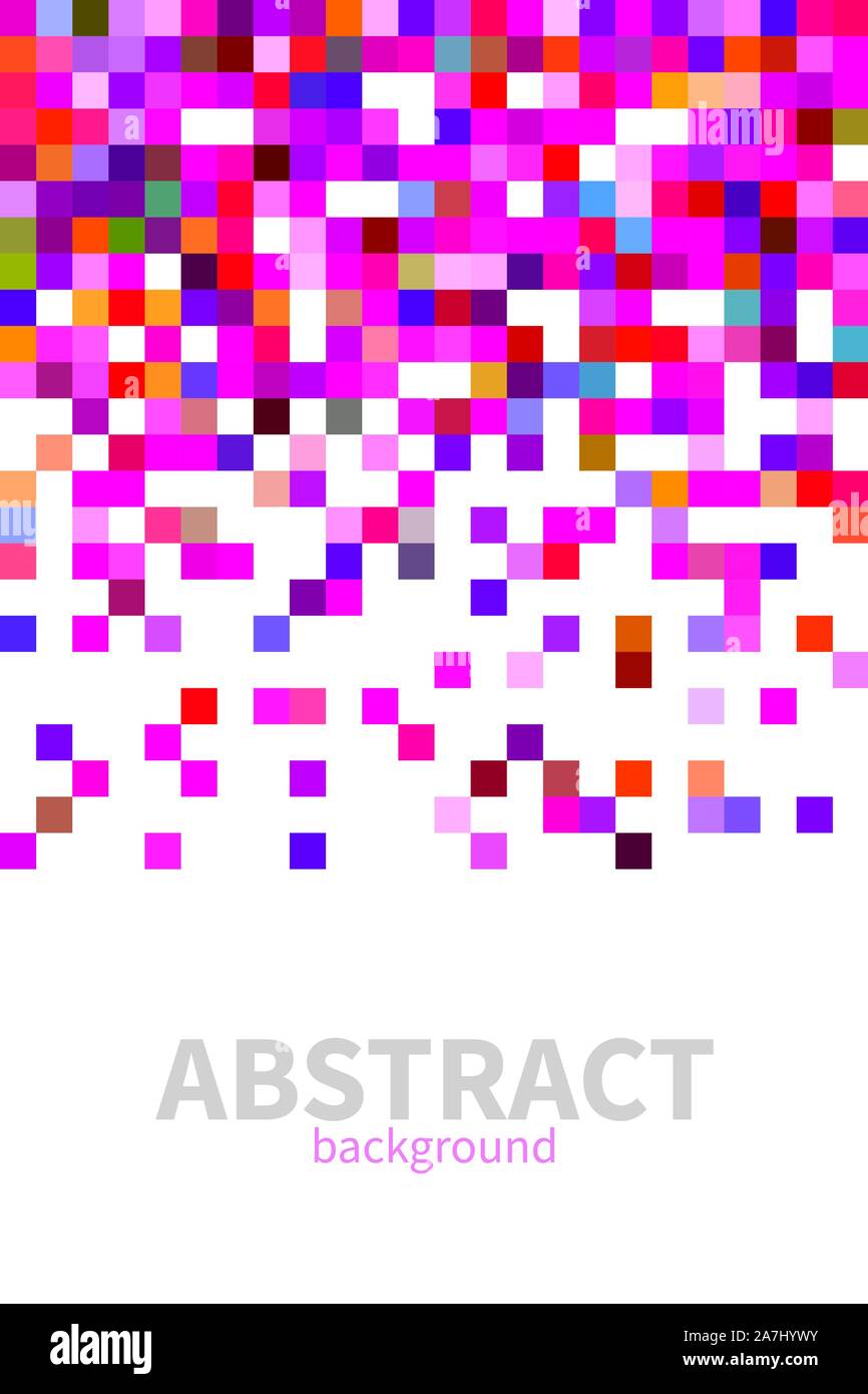 pixel background, color pixel pattern, colorful cover for brochure ...