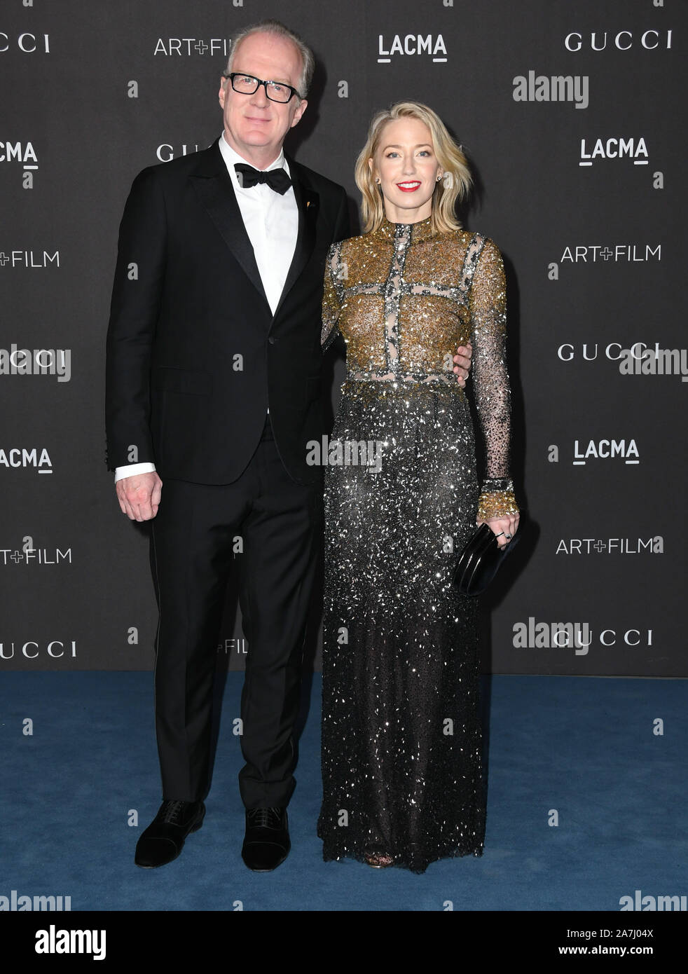 Los Angeles, California, USA. 02nd Nov, 2019. Tracy Letts, Carrie Coon ...