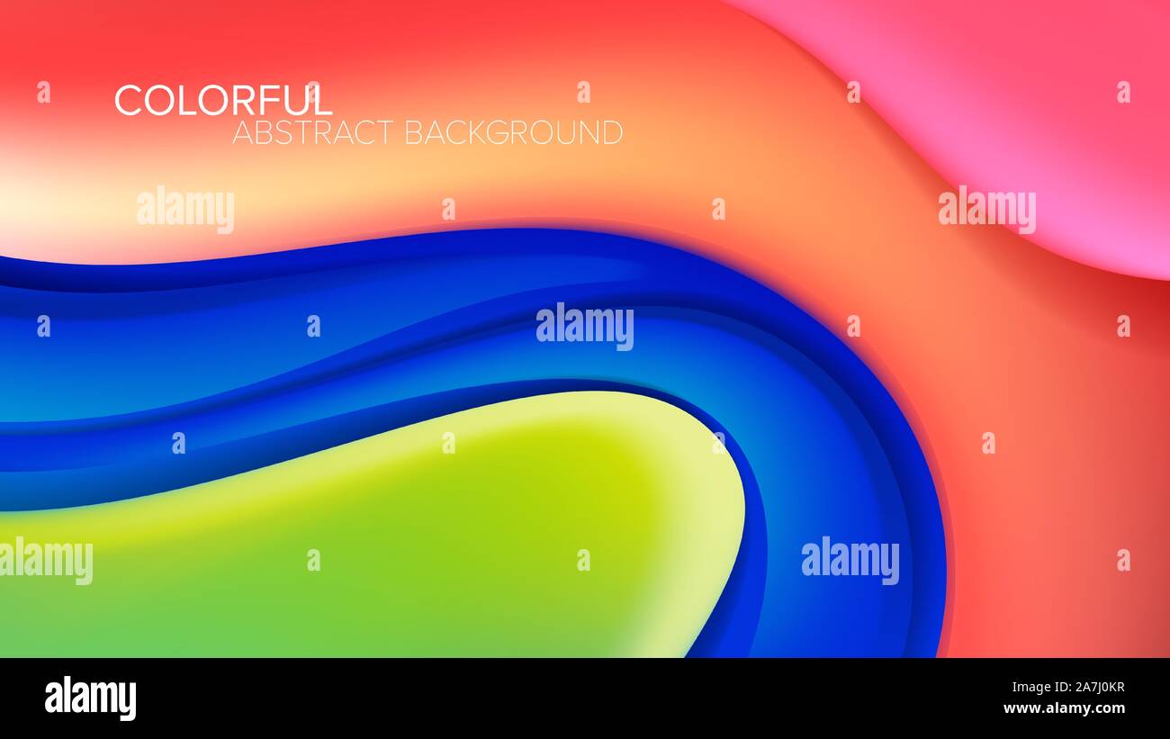 A conceptual illustration of abstract graphic in water theme for stage ...