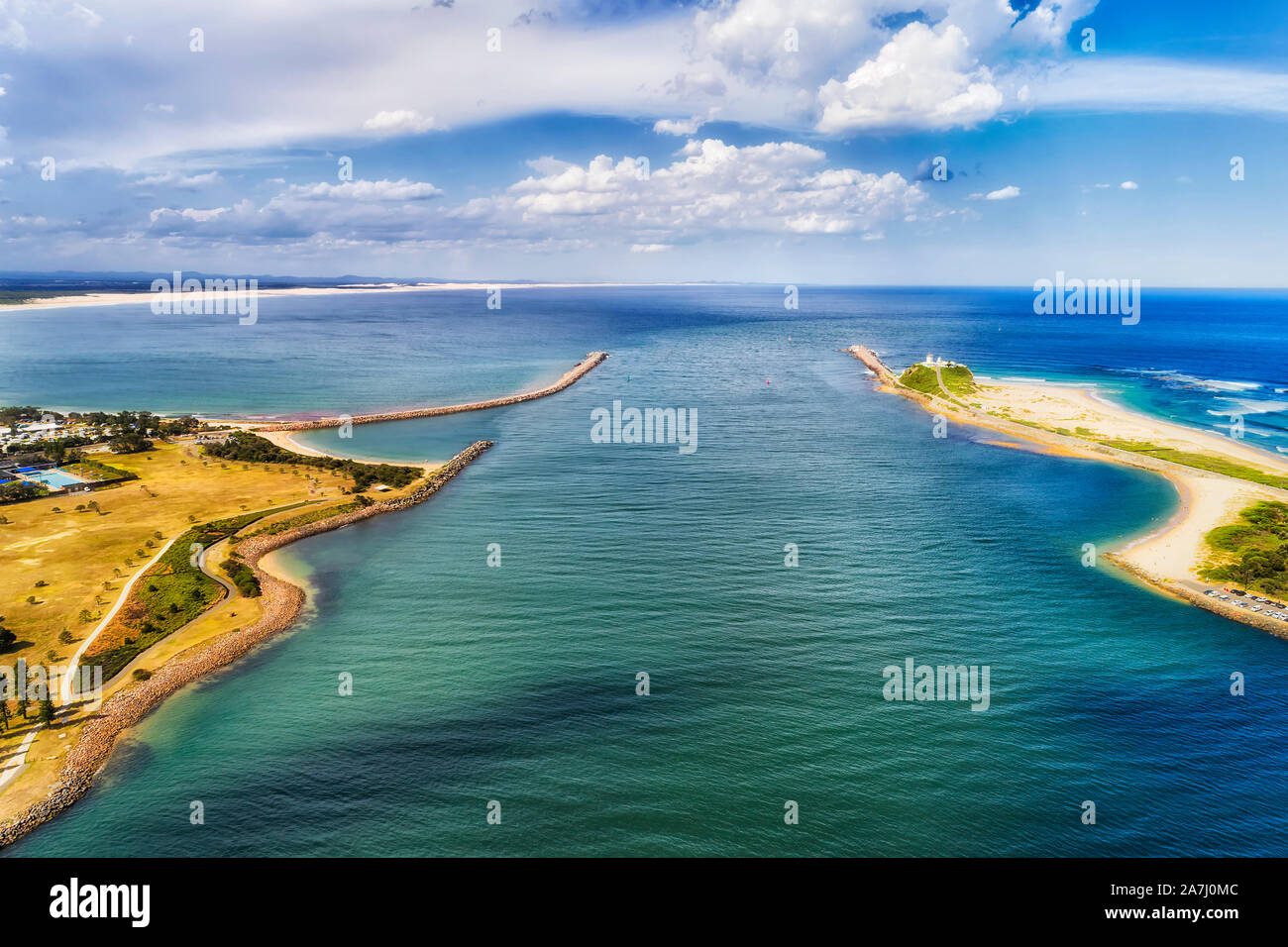 Stockton beach aerial hi-res stock photography and images - Alamy