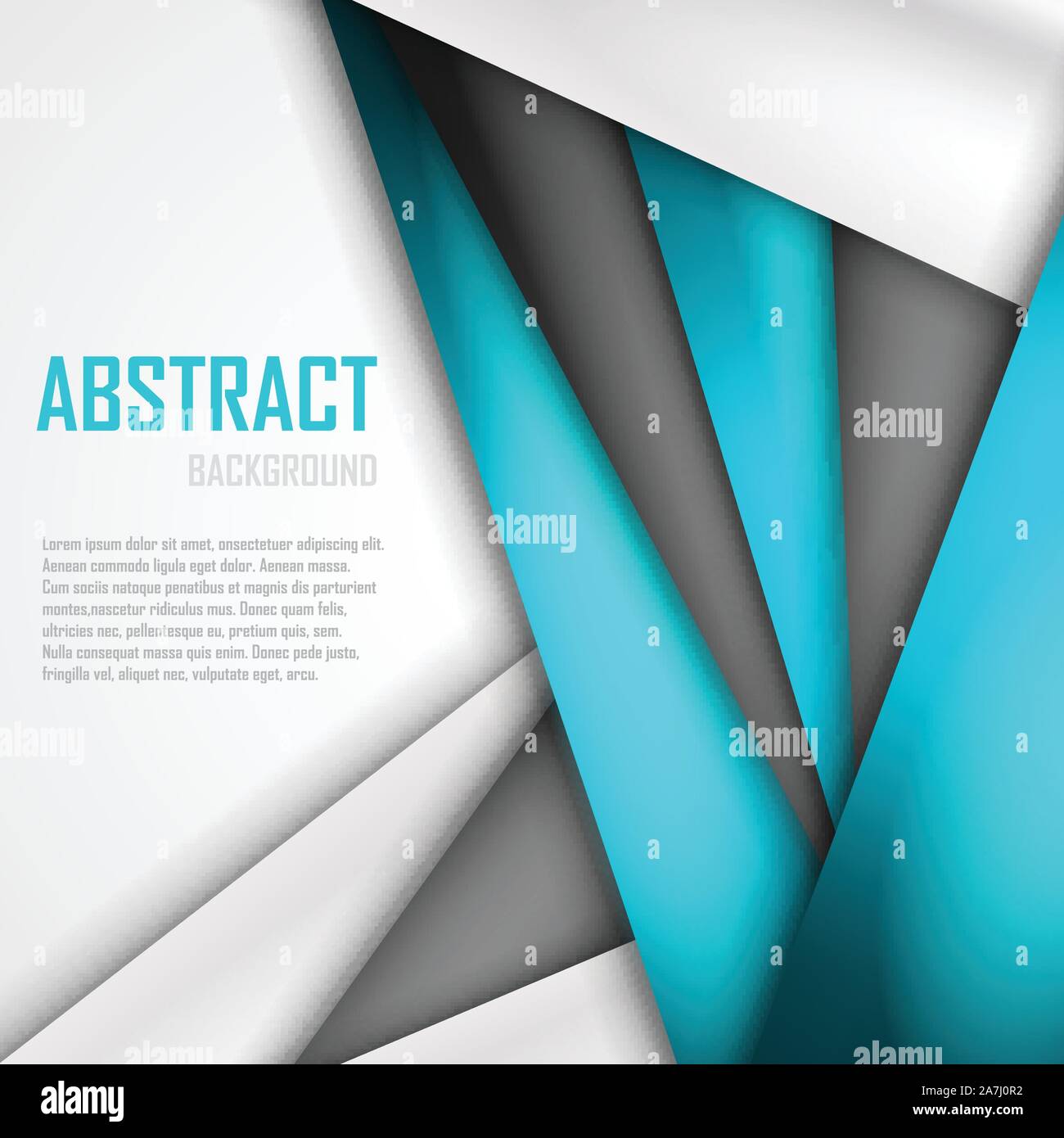 Abstract background of blue, white and black origami paper. Vector ...