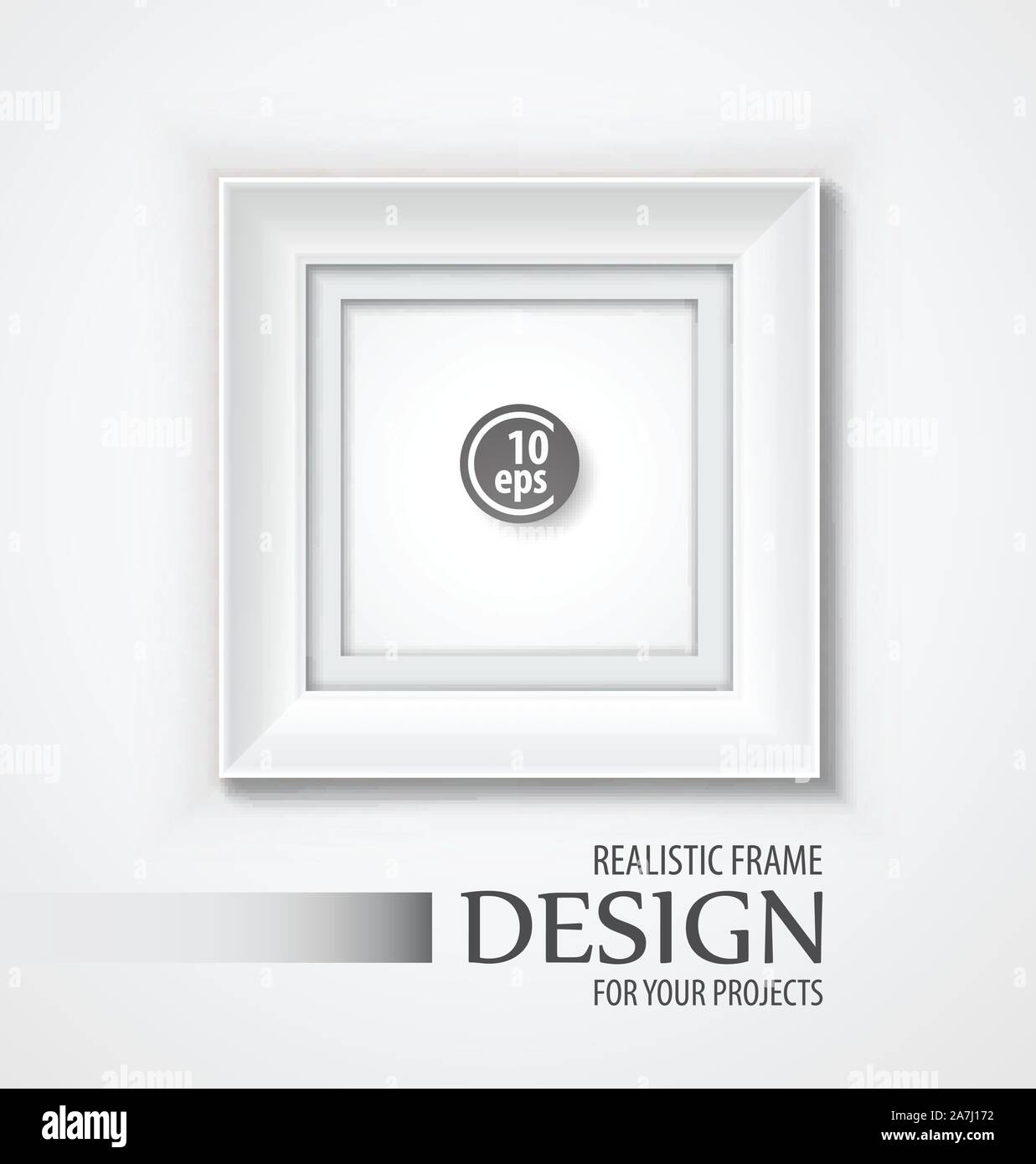 Realistic Vector Frame. Vector illustration Stock Vector Image & Art ...