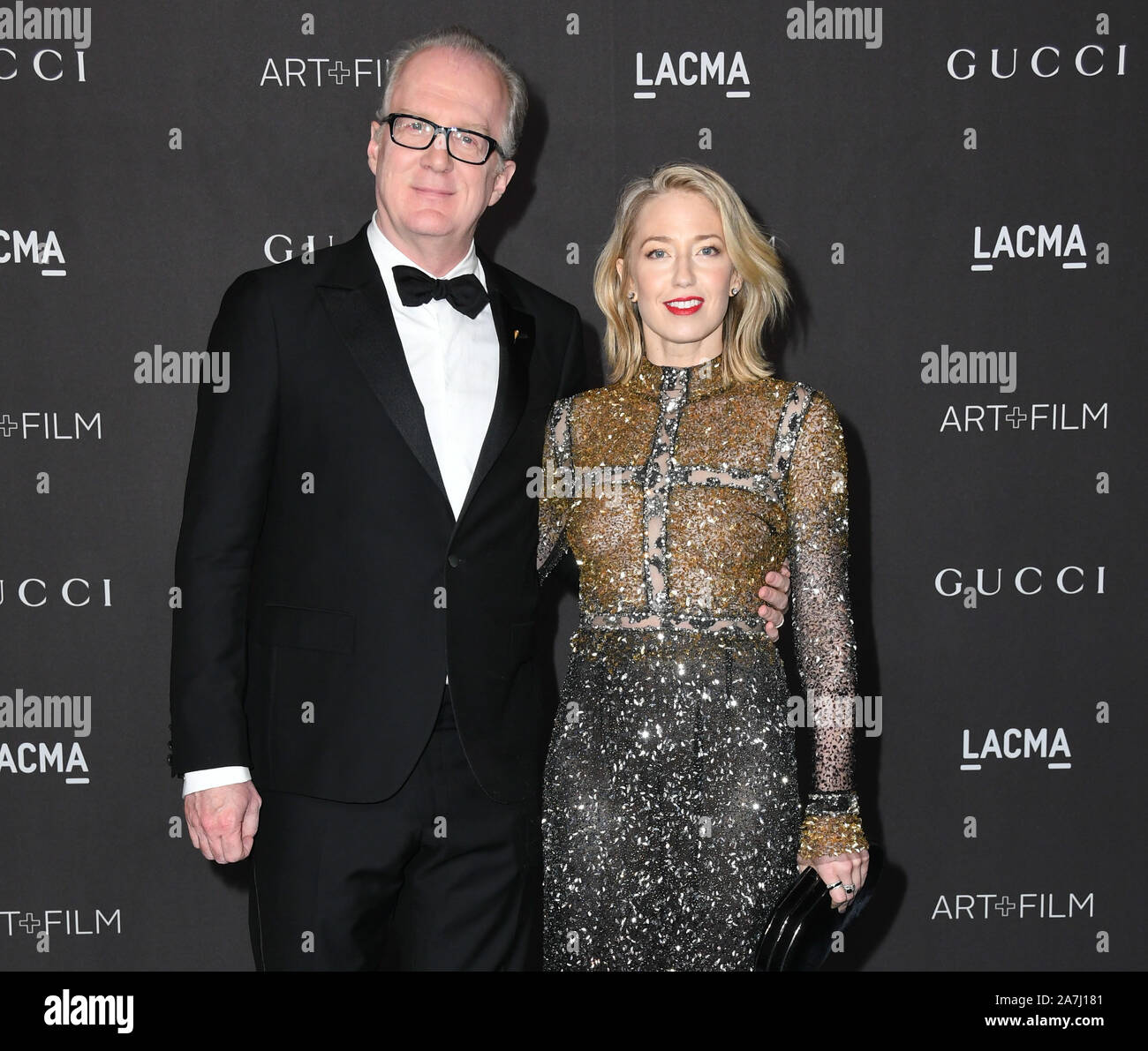 Los Angeles, California, USA. 02nd Nov, 2019. Tracy Letts, Carrie Coon ...