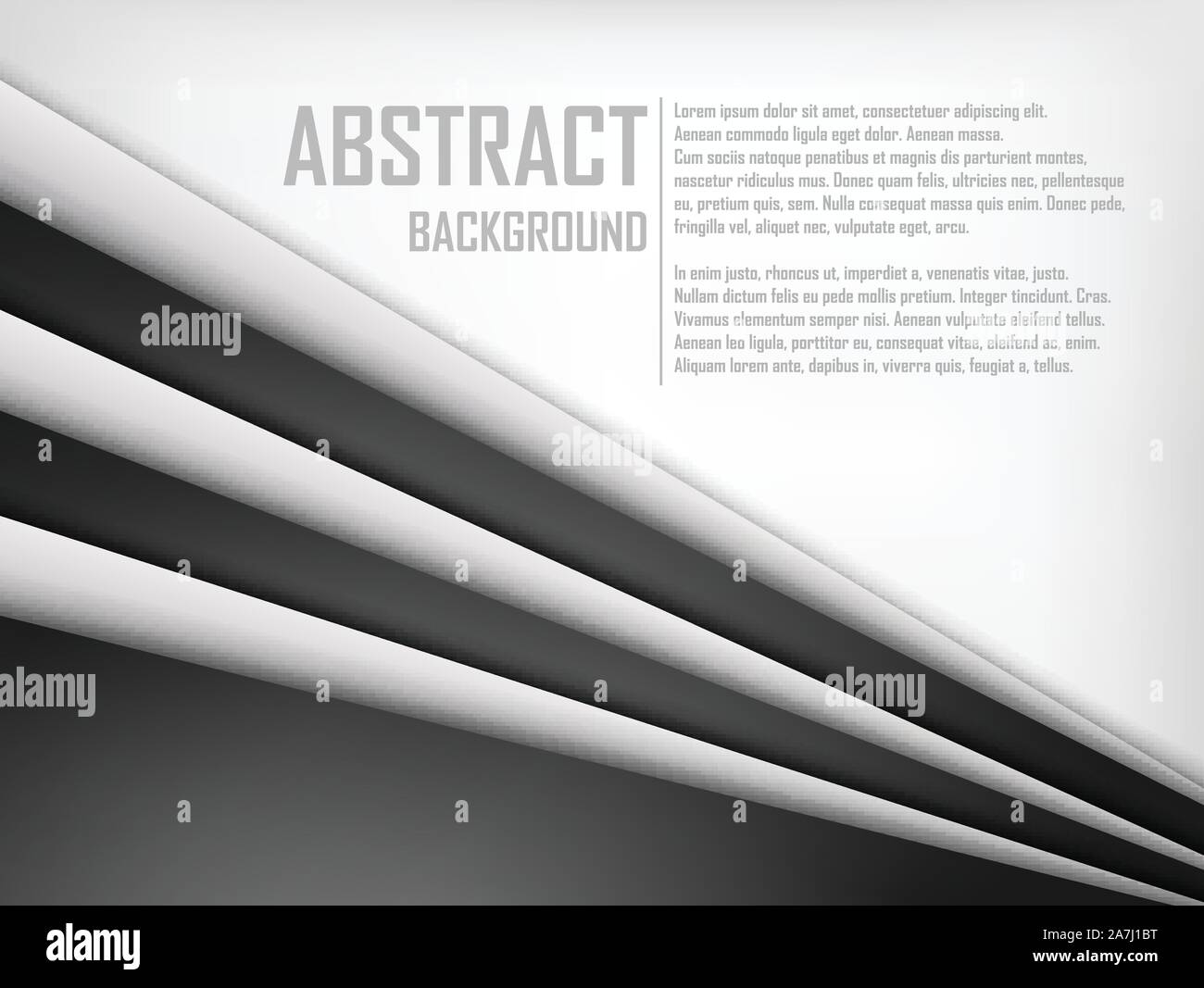 Abstract background of white and black origami paper. Vector ...