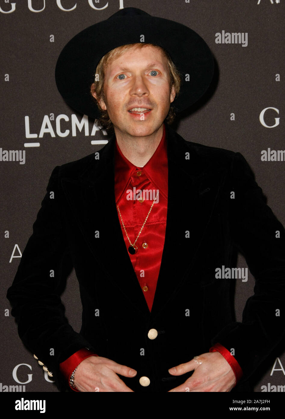 LOS ANGELES, CALIFORNIA - NOVEMBER 02: Beck arrives at the LACMA Art ...