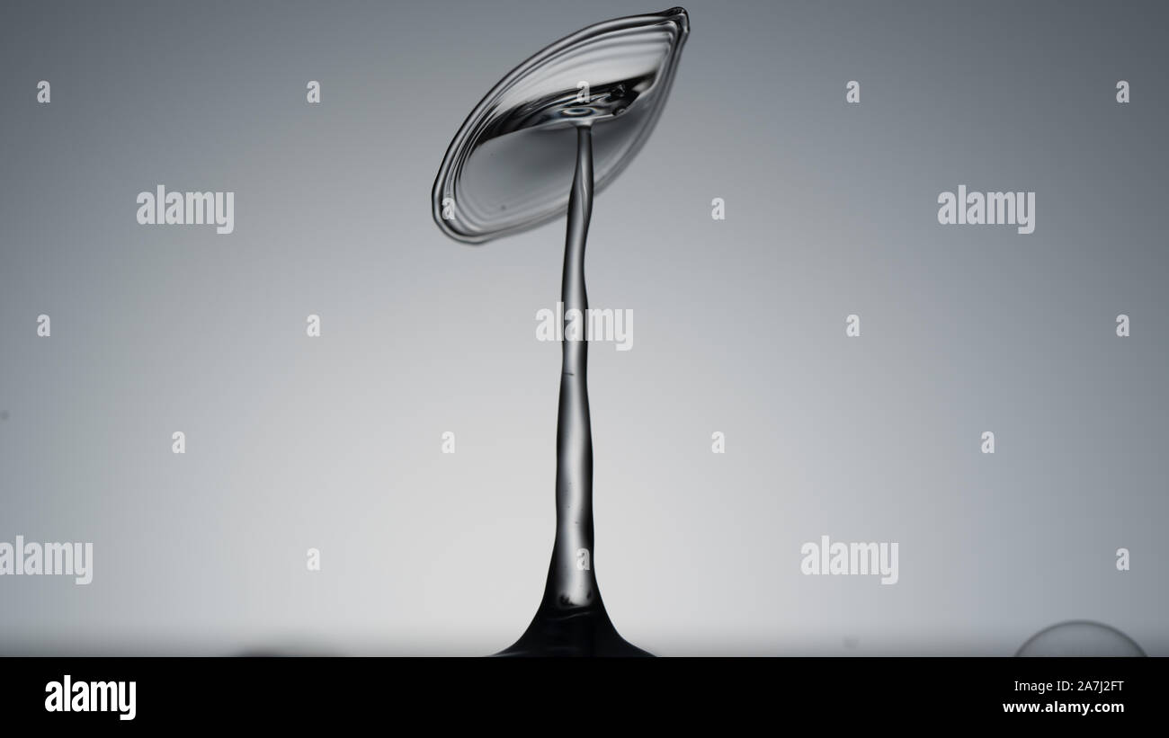 water drop collision. Water splash Stock Photo - Alamy