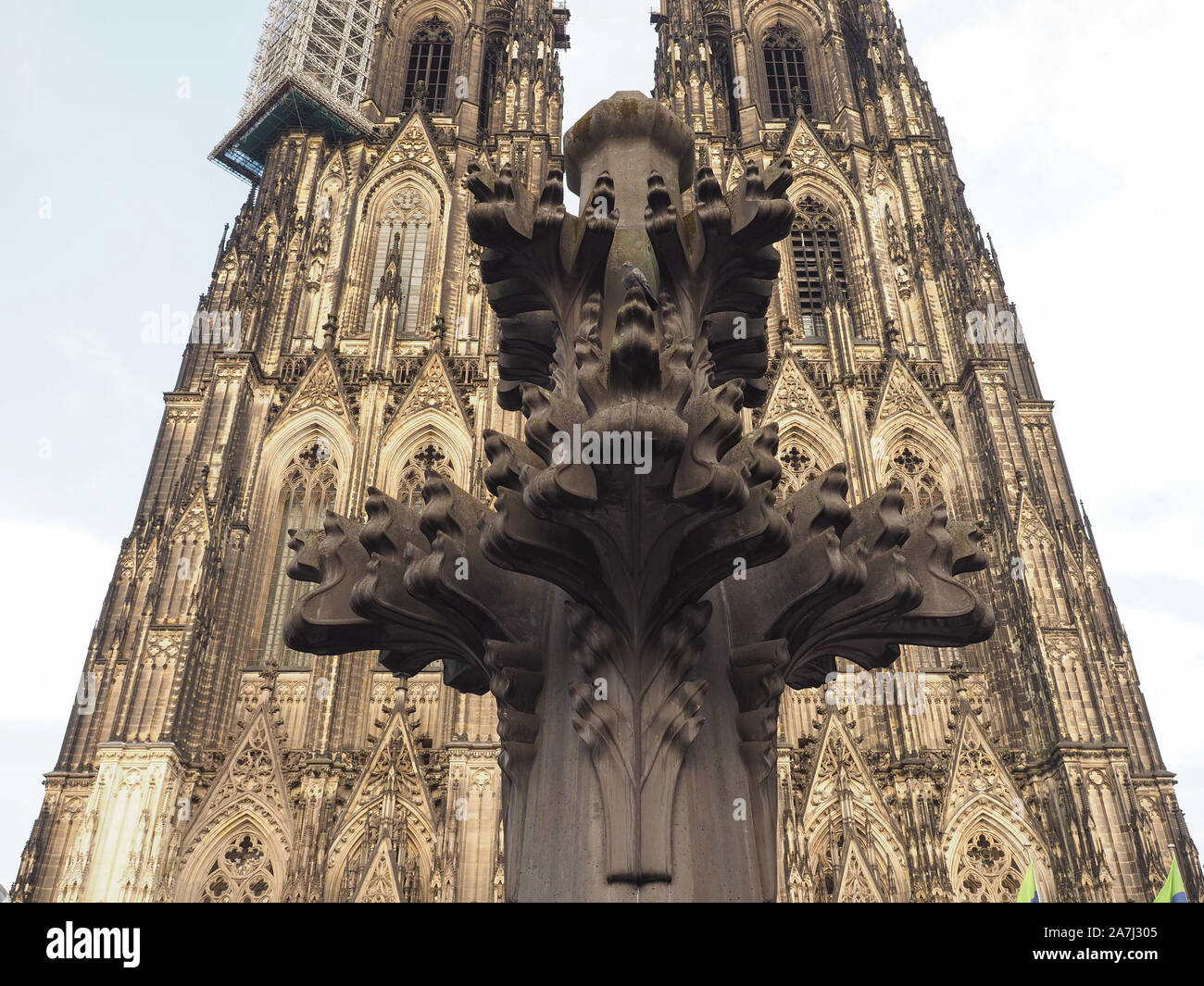 KOELN, GERMANY - CIRCA AUGUST 2019: Model of the finial on top of the ...