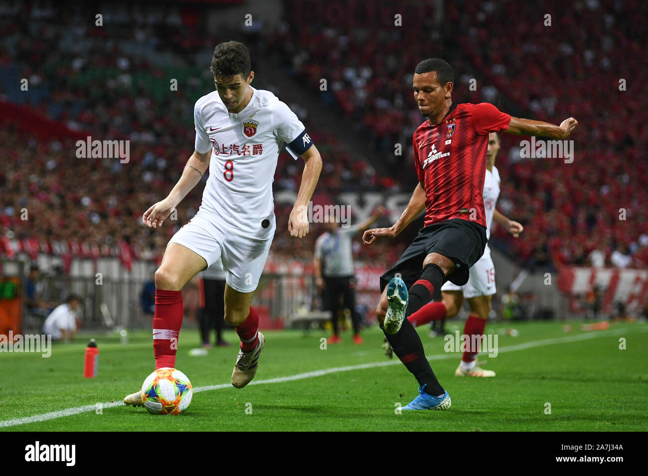 Brazilian football player Oscar dos Santos Emboaba Junior, better known ...