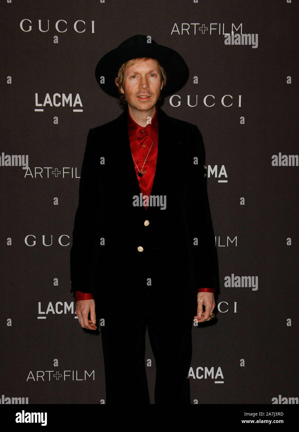 LOS ANGELES, CALIFORNIA - NOVEMBER 02: Beck arrives at the LACMA Art ...