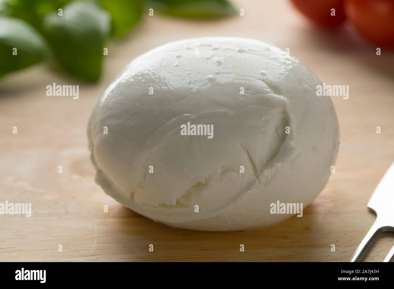 Fresh white Italian mozzarella cheese close up Stock Photo - Alamy