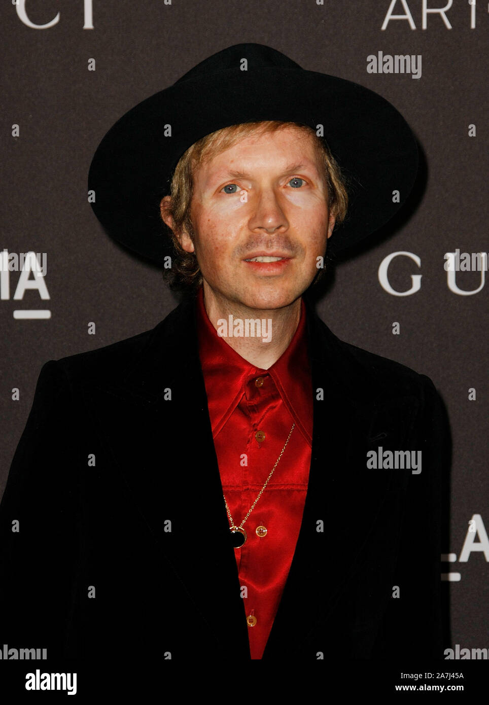 LOS ANGELES, CALIFORNIA - NOVEMBER 02: Beck arrives at the LACMA Art ...