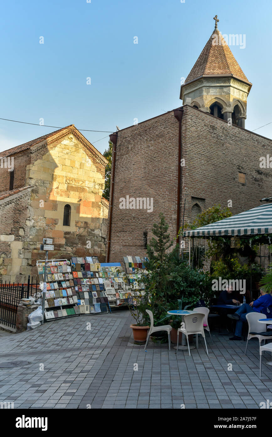 The leaning tower of Tbilisi or Tbilisi Clock tower is one of the city ...