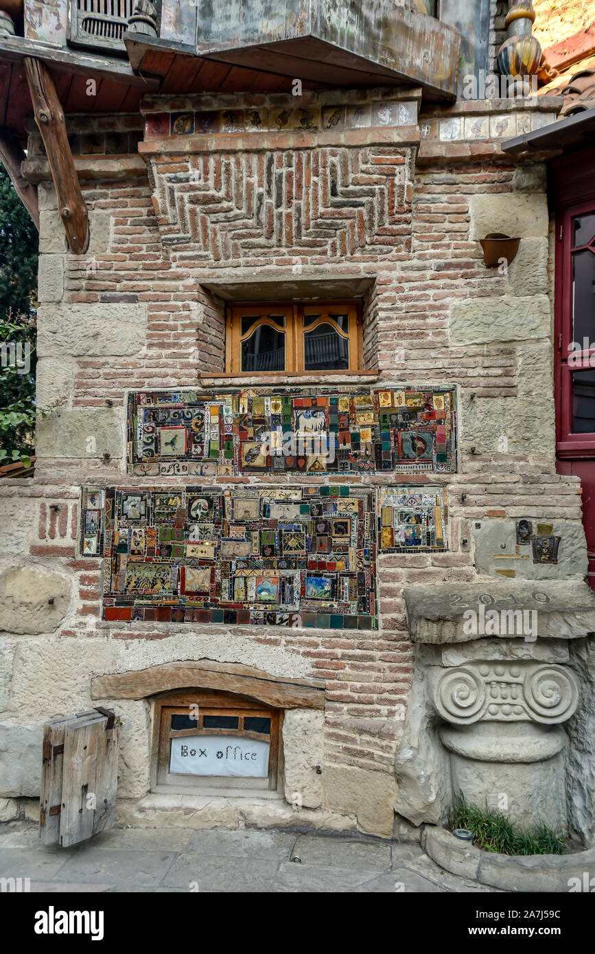 The leaning tower of Tbilisi or Tbilisi Clock tower is one of the city ...