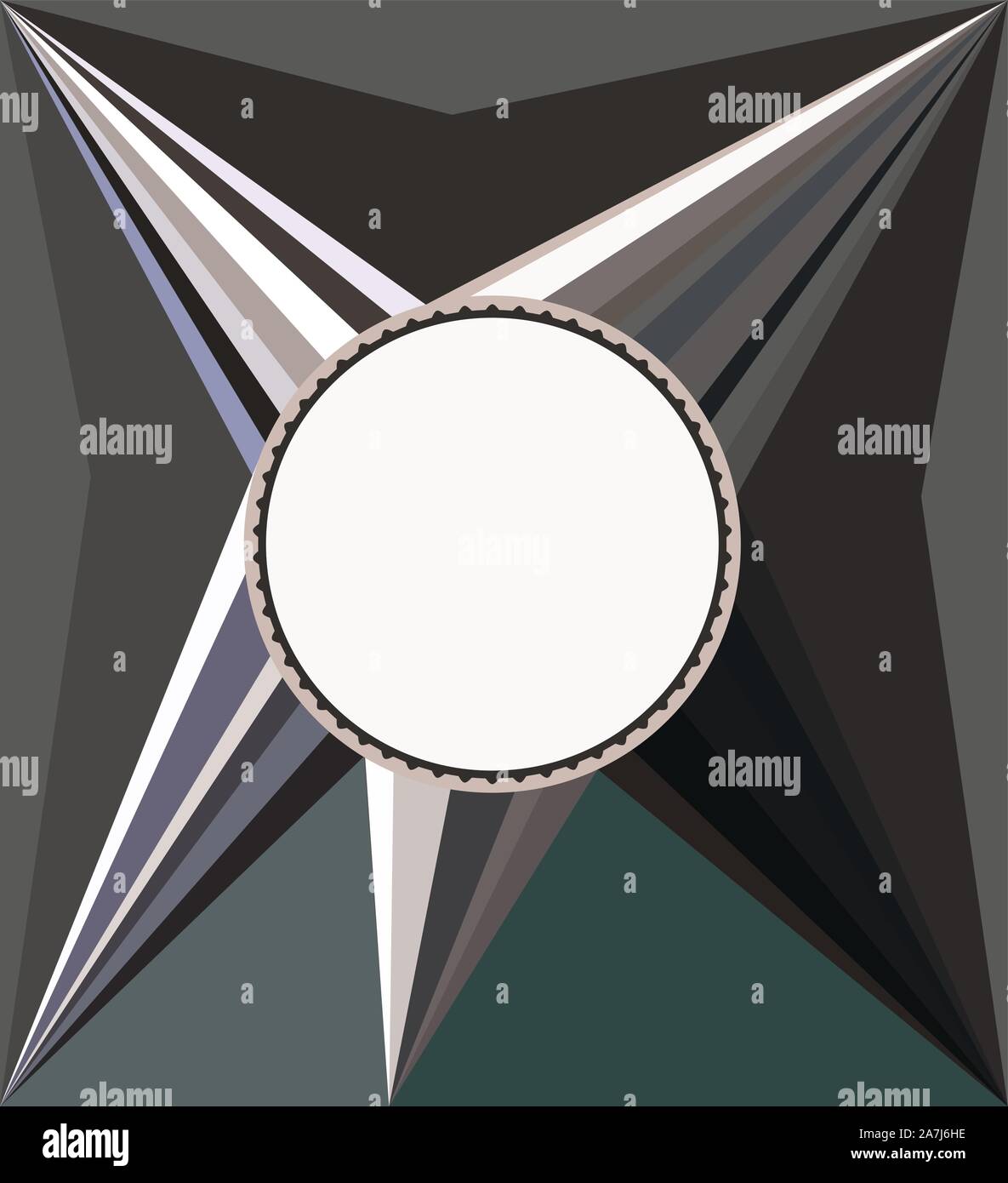 Shades of grey abstract rays design background Stock Vector Image & Art ...