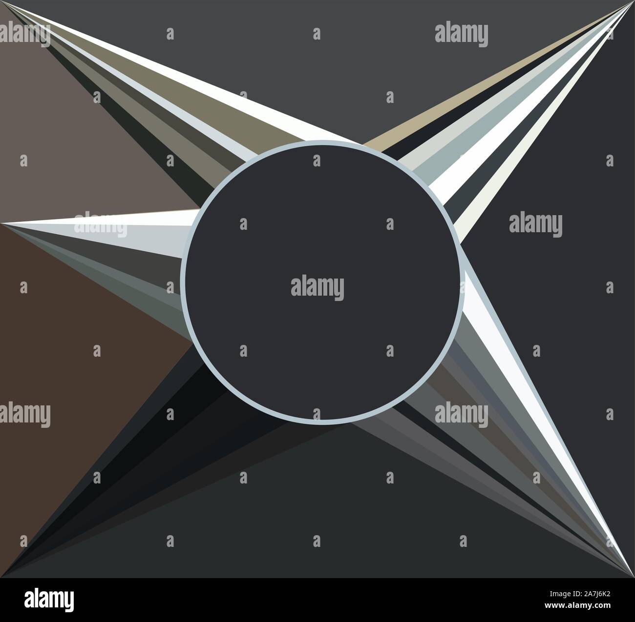 Shades of grey abstract rays design background Stock Vector Image & Art ...