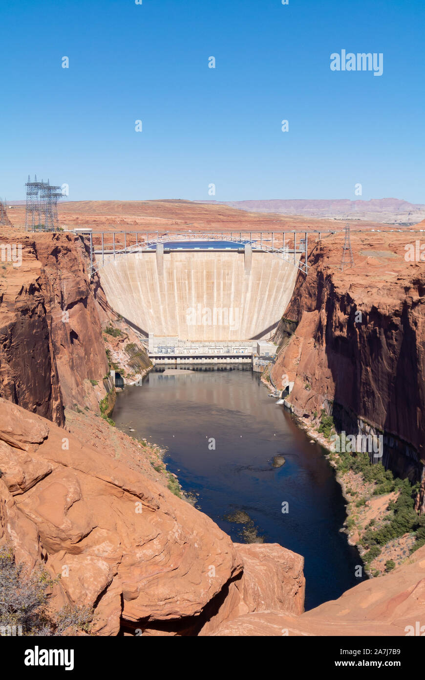 Glen canyon dam construction hi-res stock photography and images - Alamy