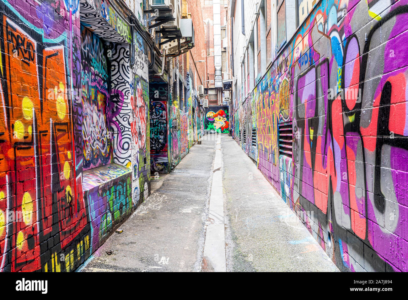 03 Nov 19. Melbourne, Victoria, Australia. Croft Alley in Melbourne is ...