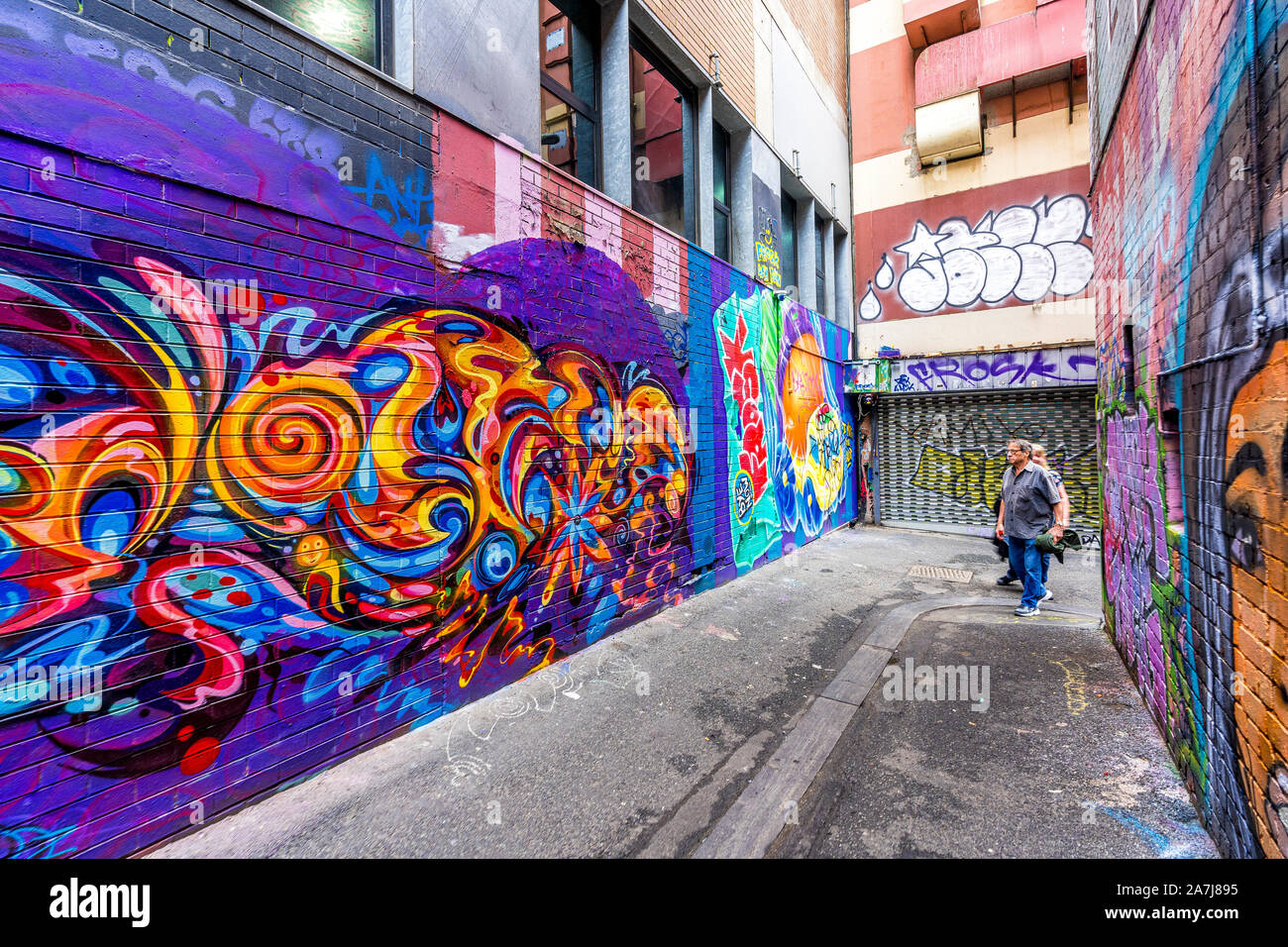 Croft alley melbourne australia hi-res stock photography and images - Alamy