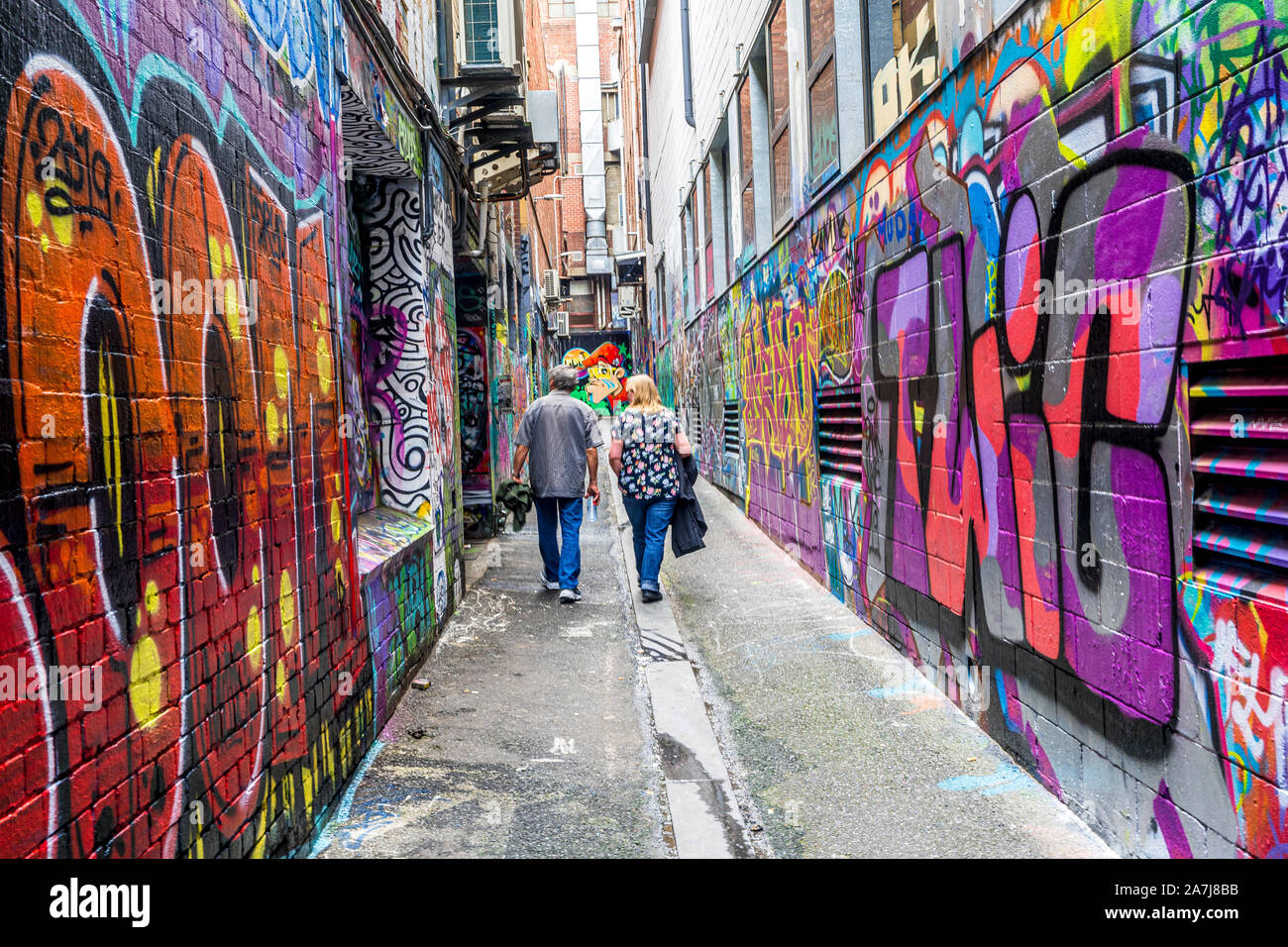 Croft alley melbourne australia hi-res stock photography and images - Alamy